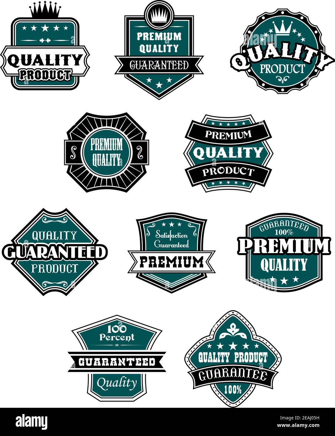 Retro labels set with western elements for retail industry Stock Vector ...