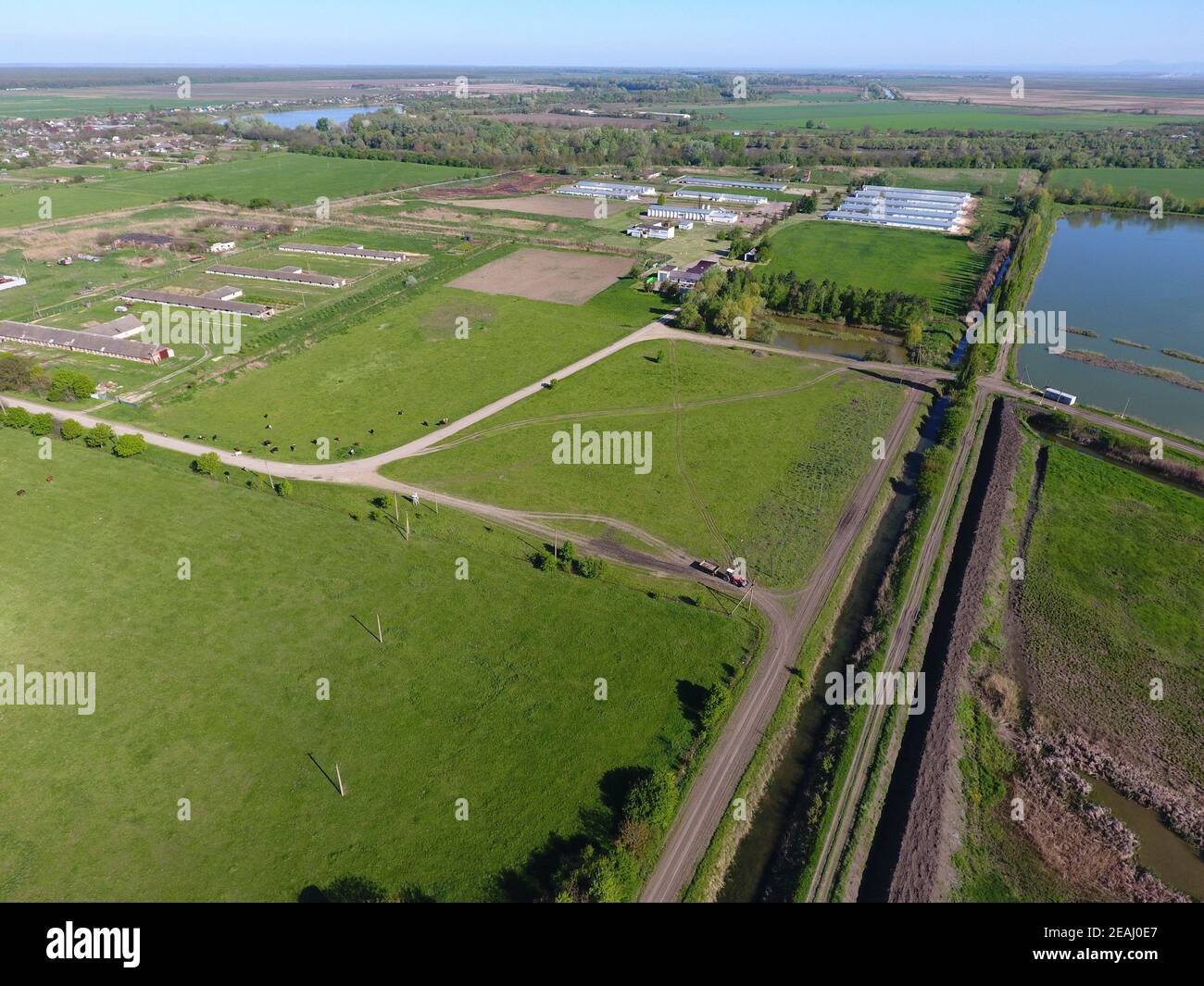 Rural landscape with river hi-res stock photography and images - Alamy