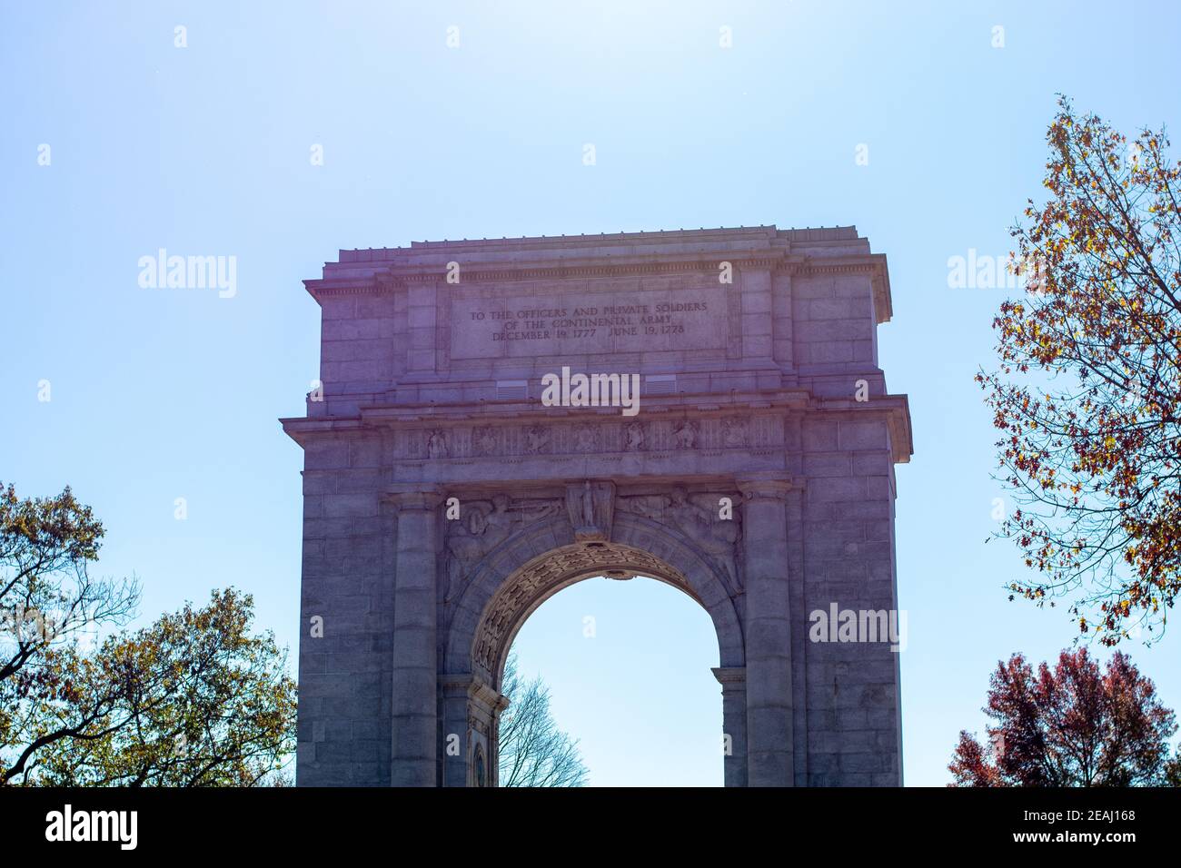 The National Memorial Arch at Valley Forge National Historical Park ...