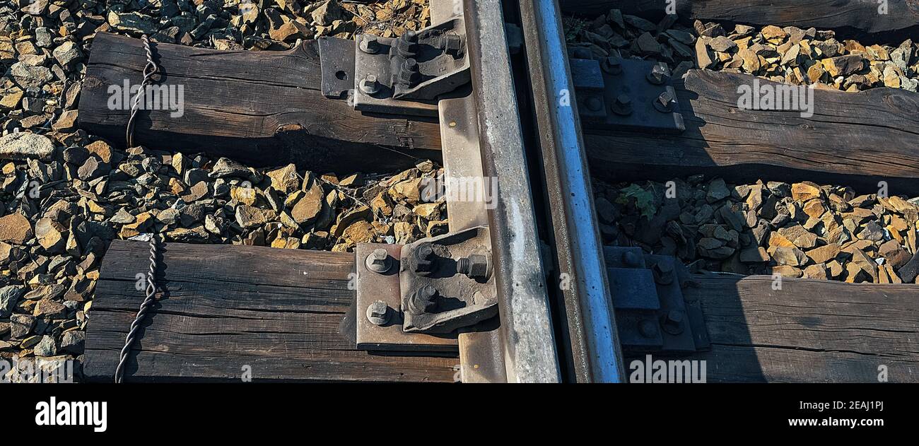 Railway sleepers construction hi-res stock photography and images - Alamy