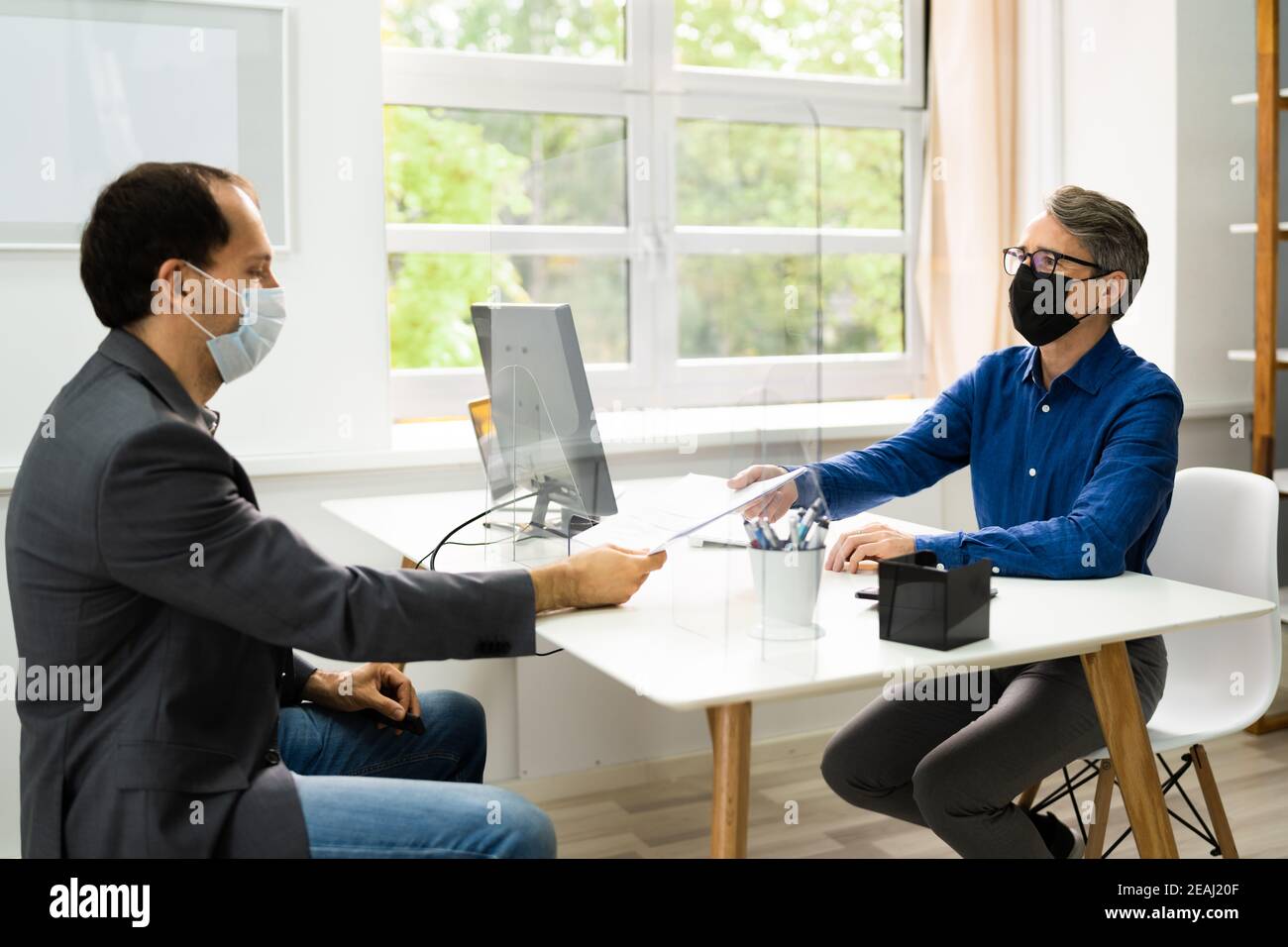 Job Interview Business Meeting Stock Photo - Alamy