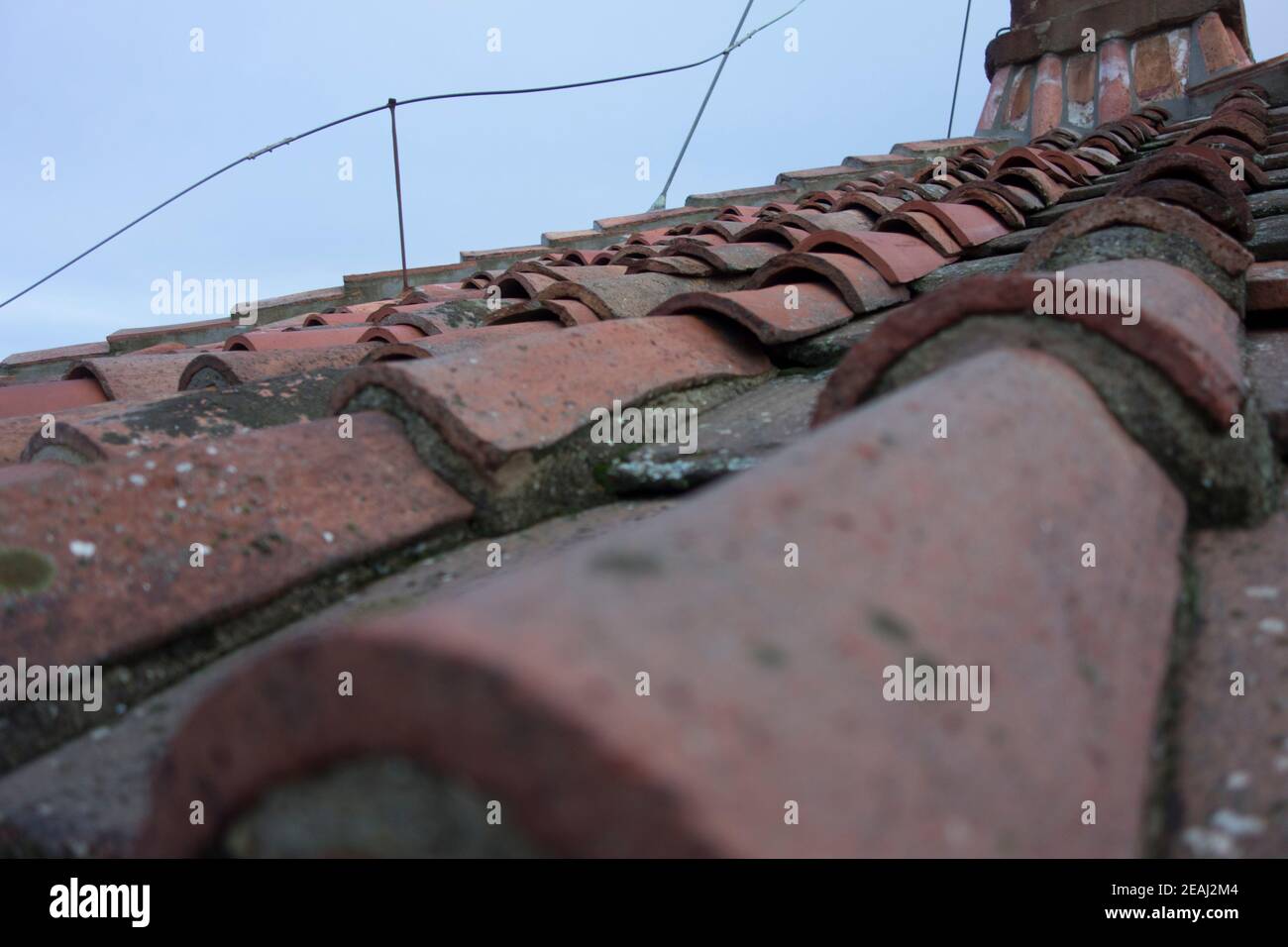 Brick roof hi-res stock photography and images - Alamy