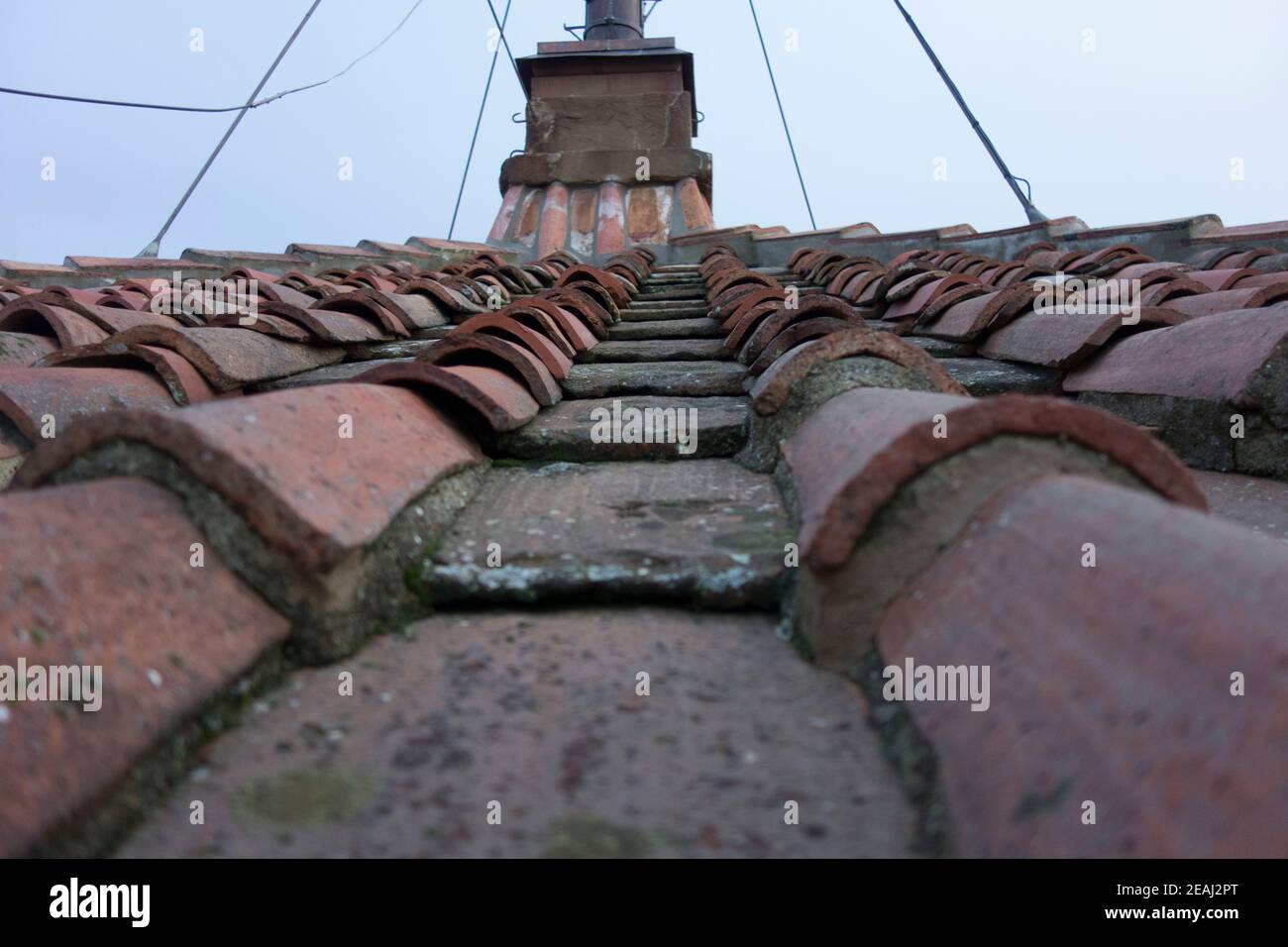 Brick roof hi-res stock photography and images - Alamy