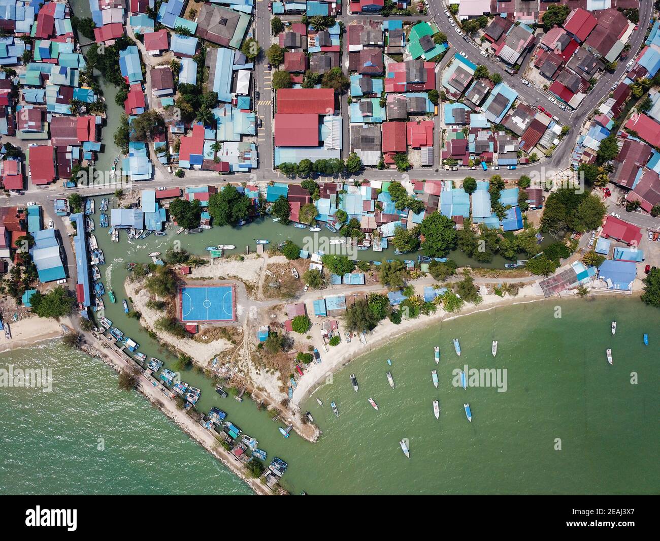 Penang village hi-res stock photography and images - Alamy