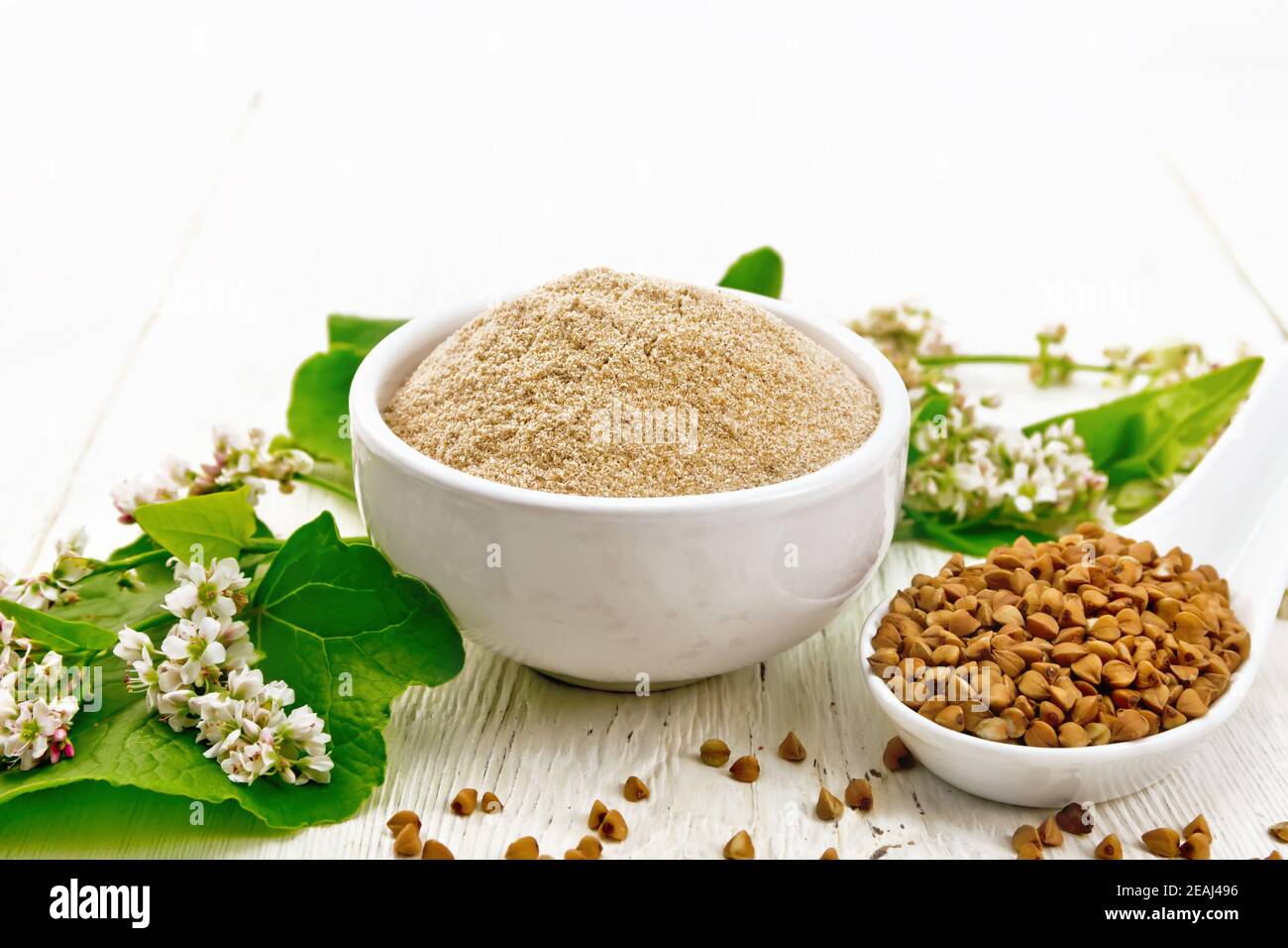 Raw buckwheat porridge in hi-res stock photography and images - Alamy