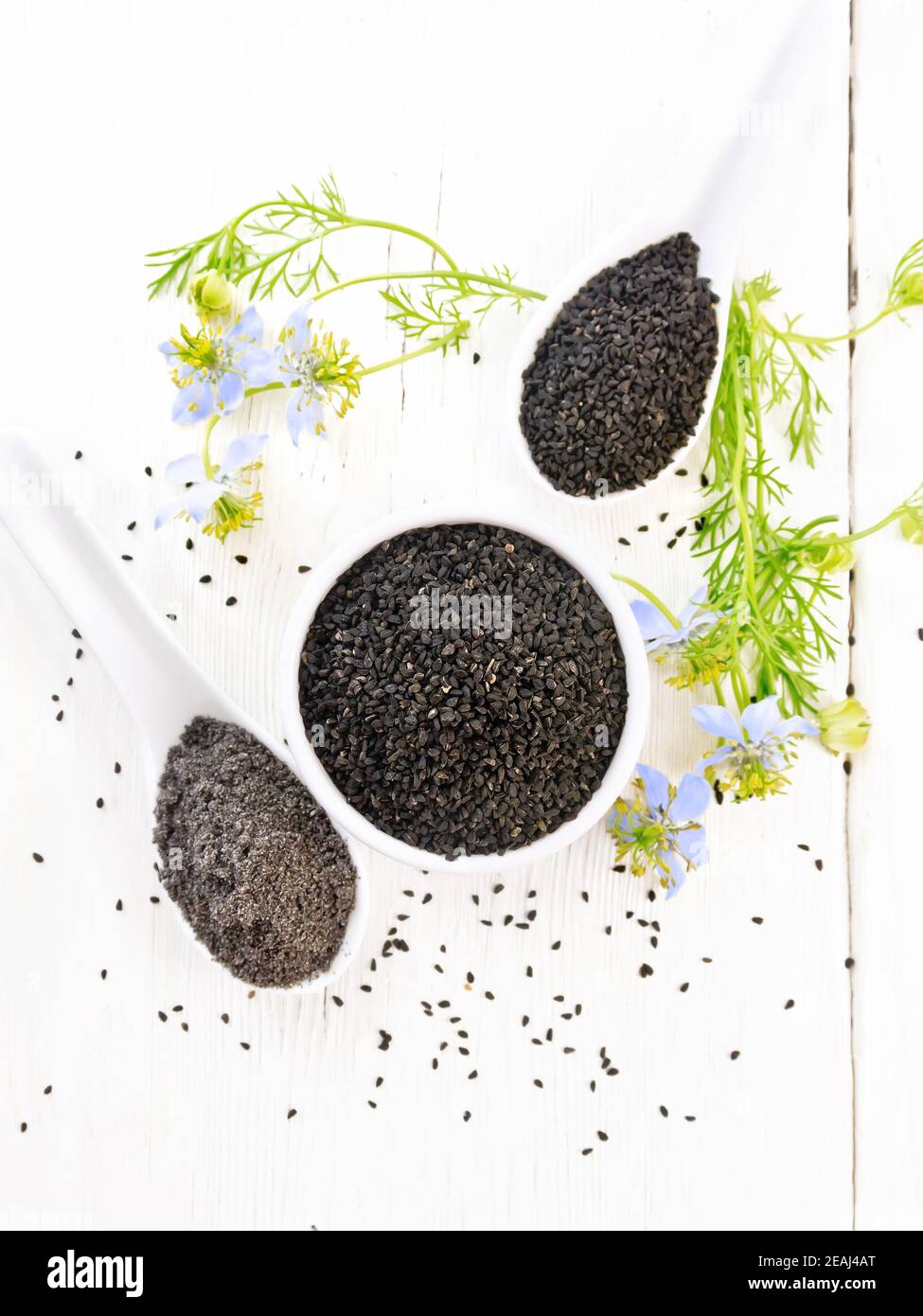 Black cumin flower hi-res stock photography and images - Alamy