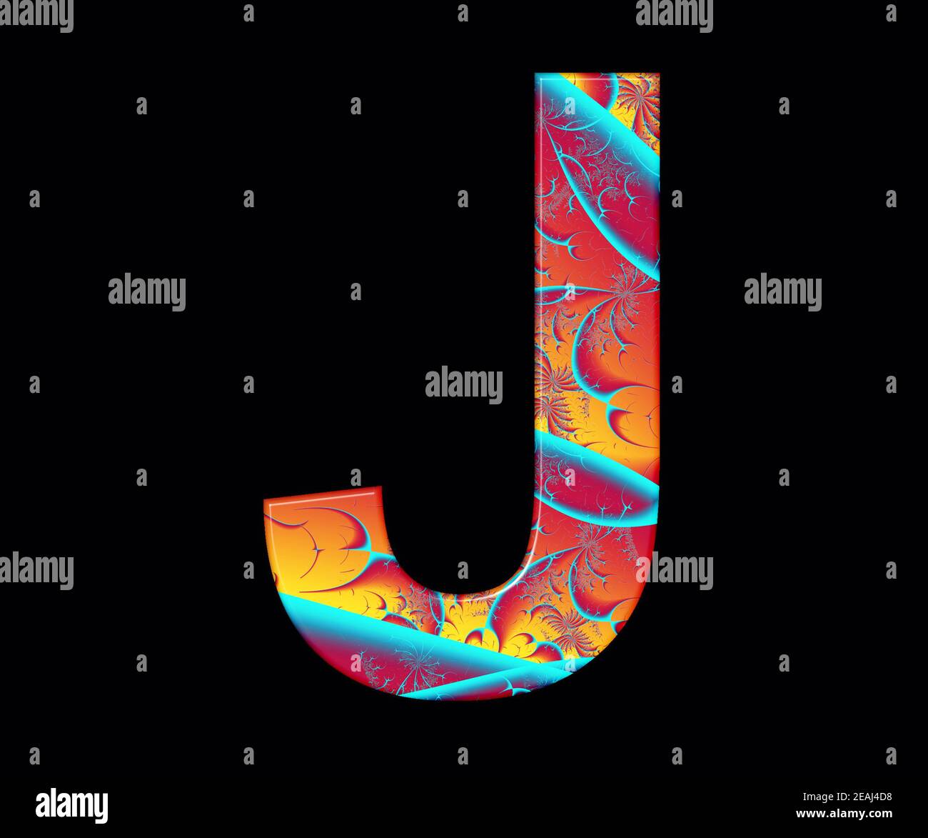 Fractal letter hi-res stock photography and images - Alamy