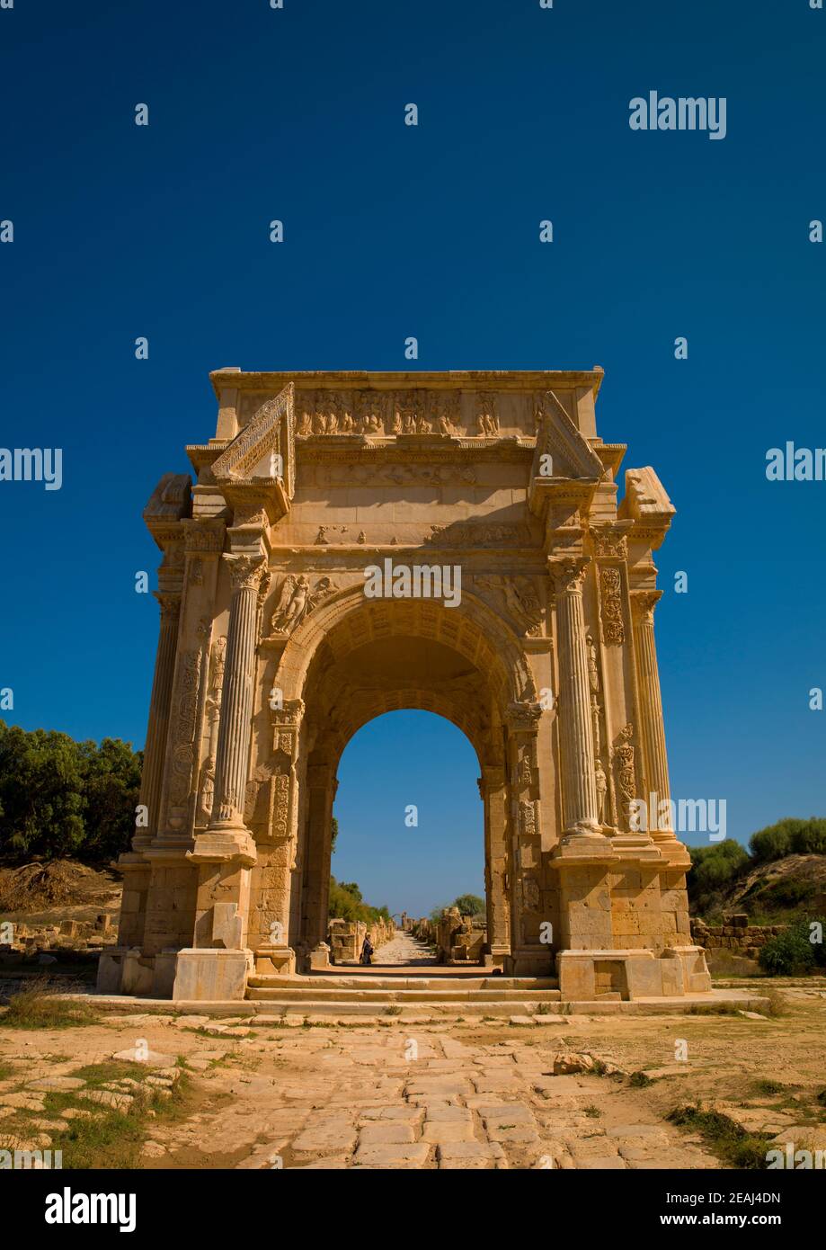 Libya tripolitania khums arch septimus hi-res stock photography and ...