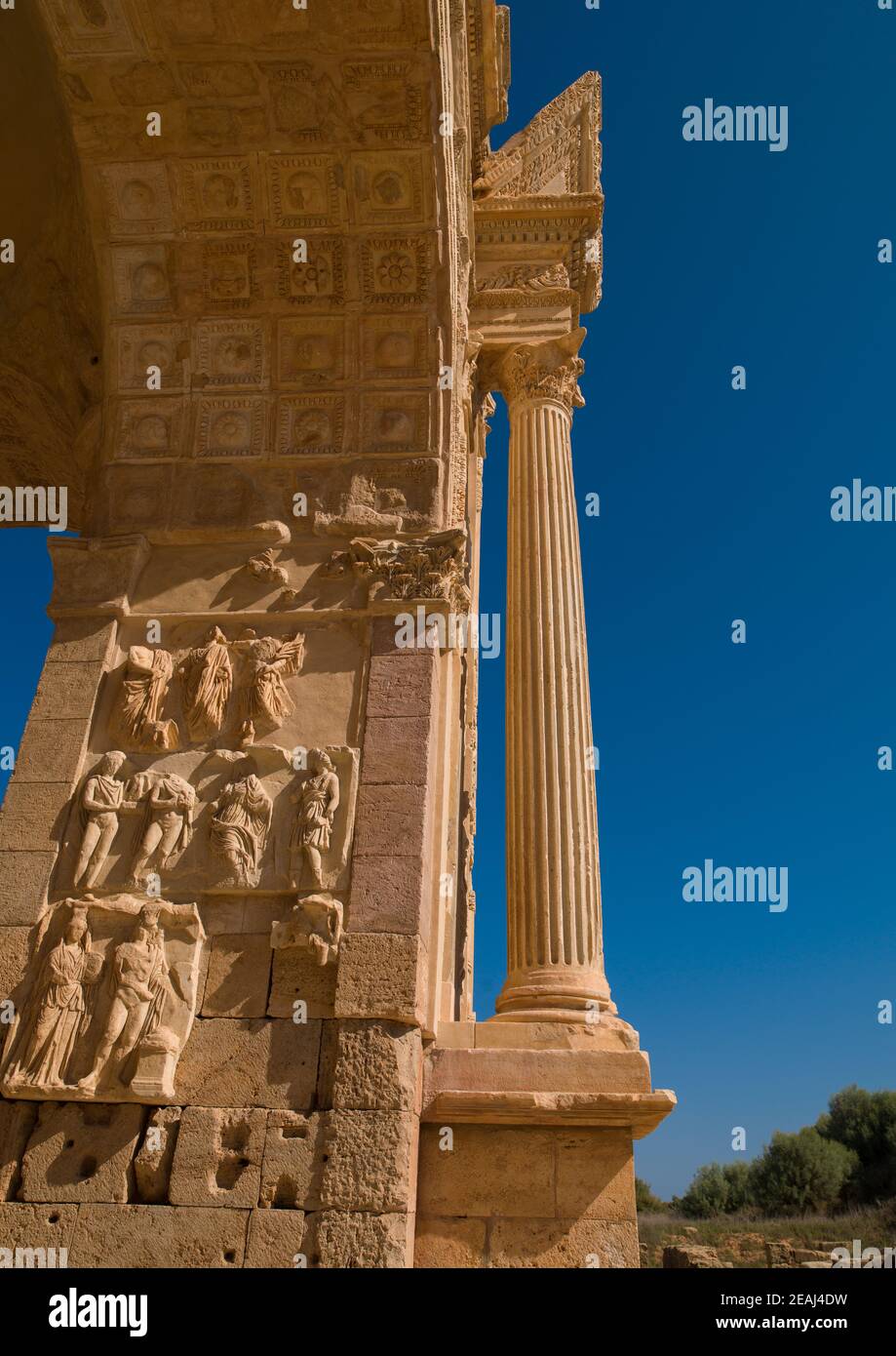 Libya tripolitania khums arch septimus hi-res stock photography and ...