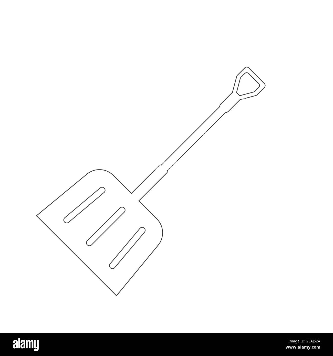 Drawing Of Snow Shovel at Gary Delariva blog