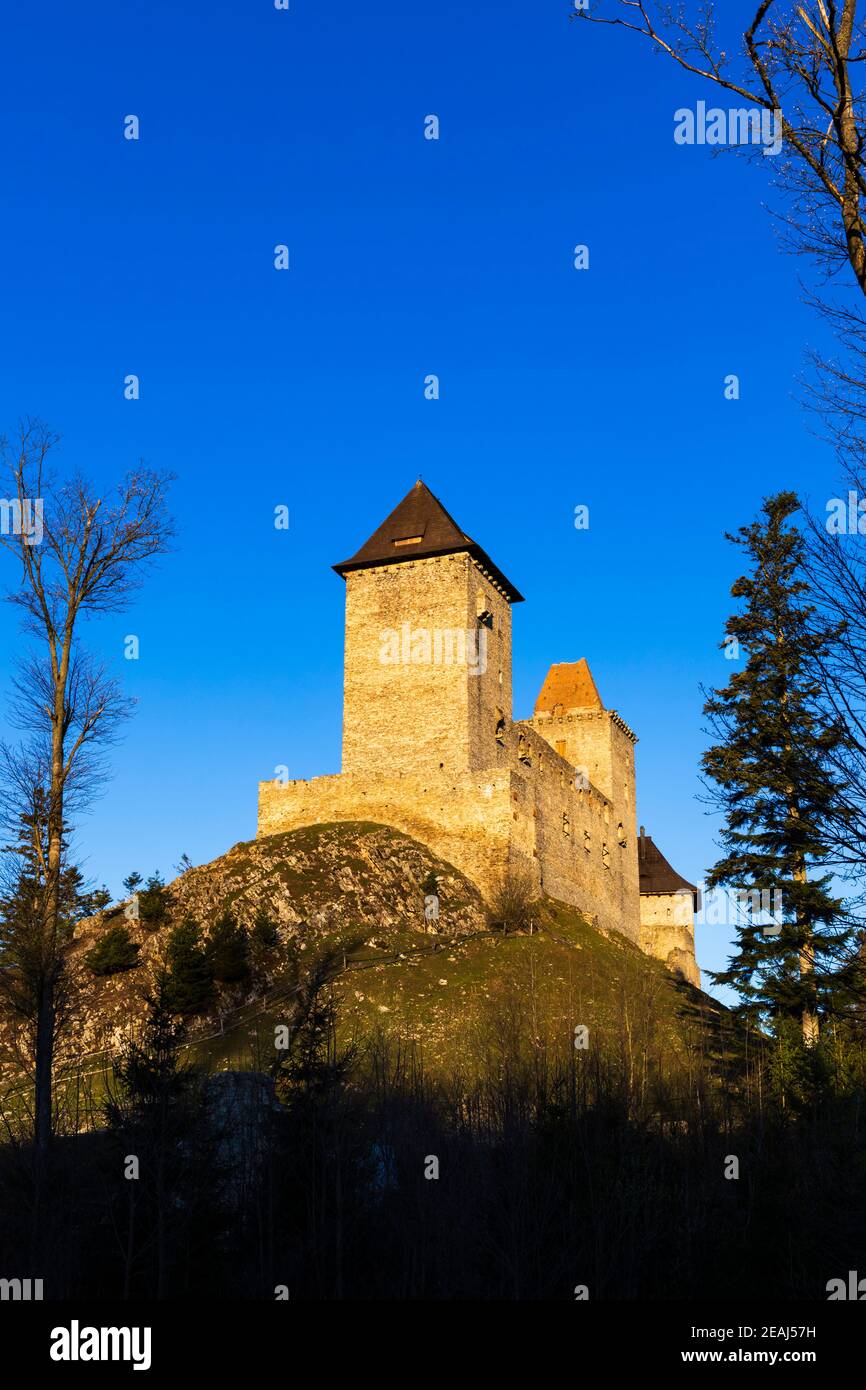 Kasperk castle in Sumava, Czech Republic Stock Photo - Alamy