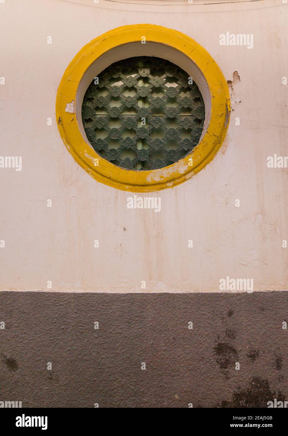 Window from the italian settlement, Tripolitania, Tripoli, Libya Stock ...