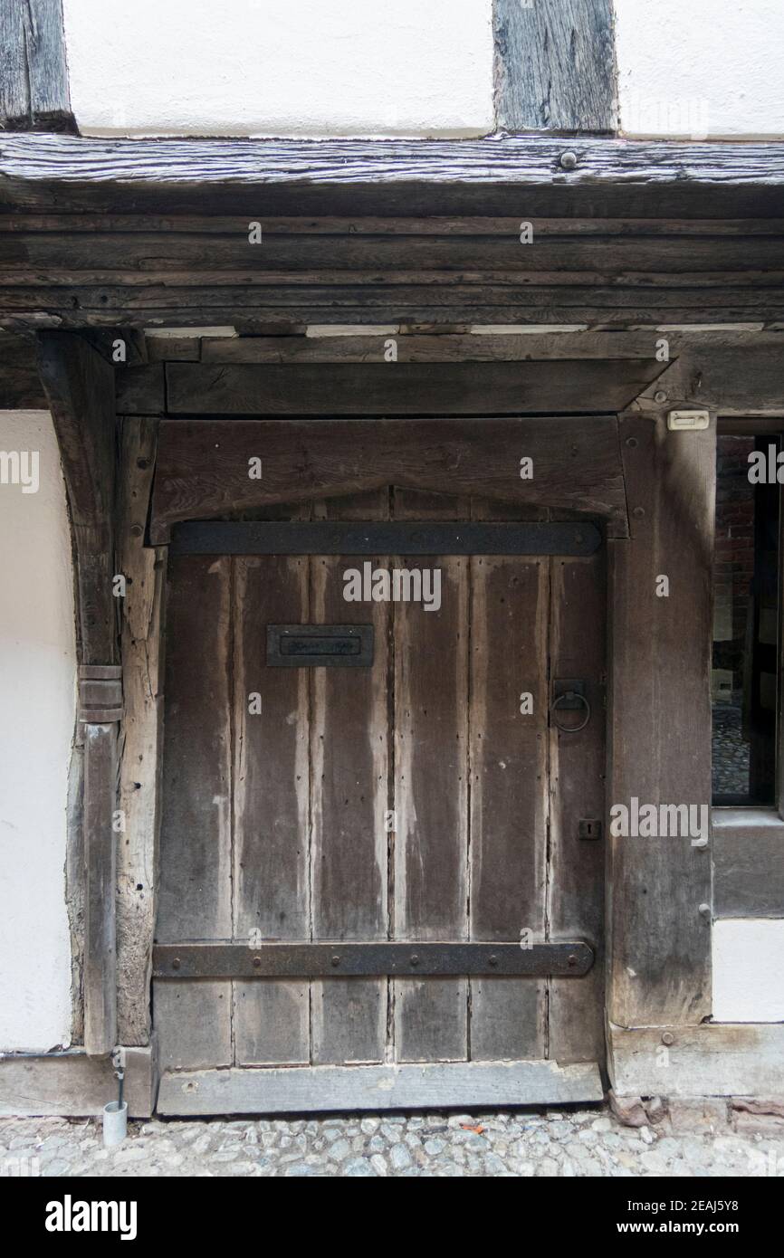 Ancient Wooden Door Stock Photo - Alamy