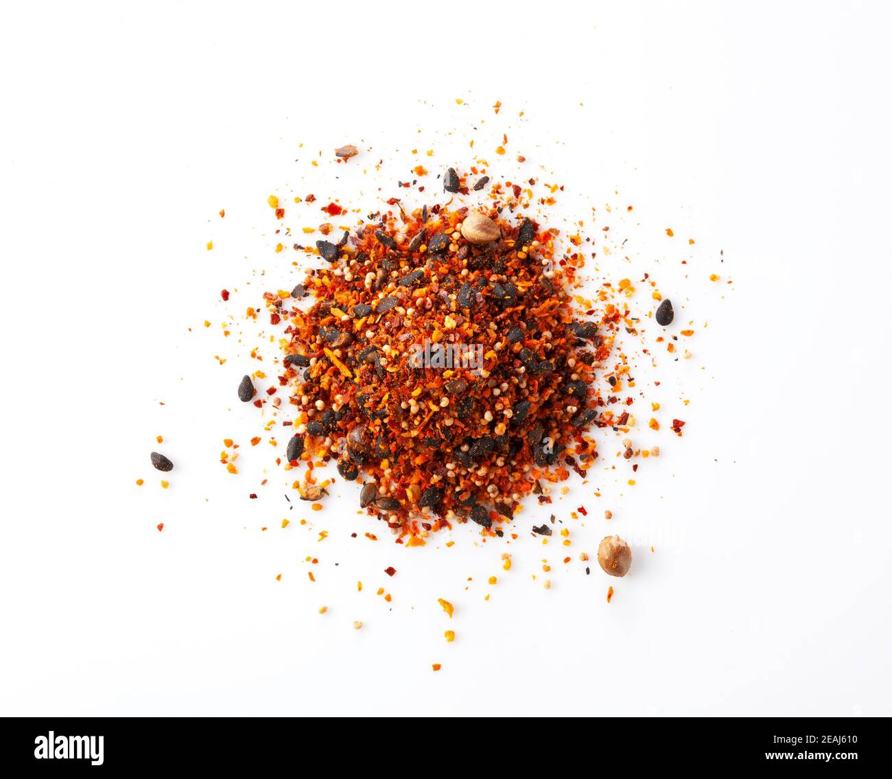 Shichimi pepper.Blend of seven spices Stock Photo - Alamy