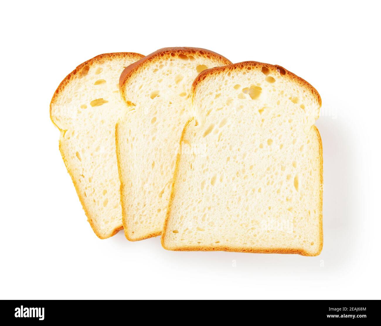 Slice of white bread isolated on white Stock Photo - Alamy