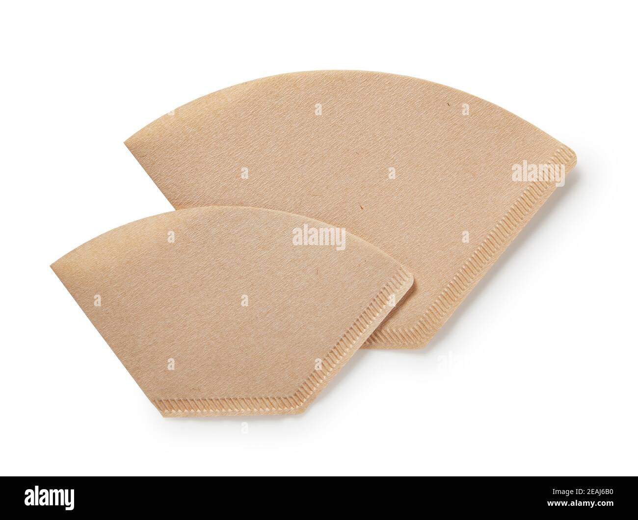 coffee filters isolated on a white background Stock Photo - Alamy