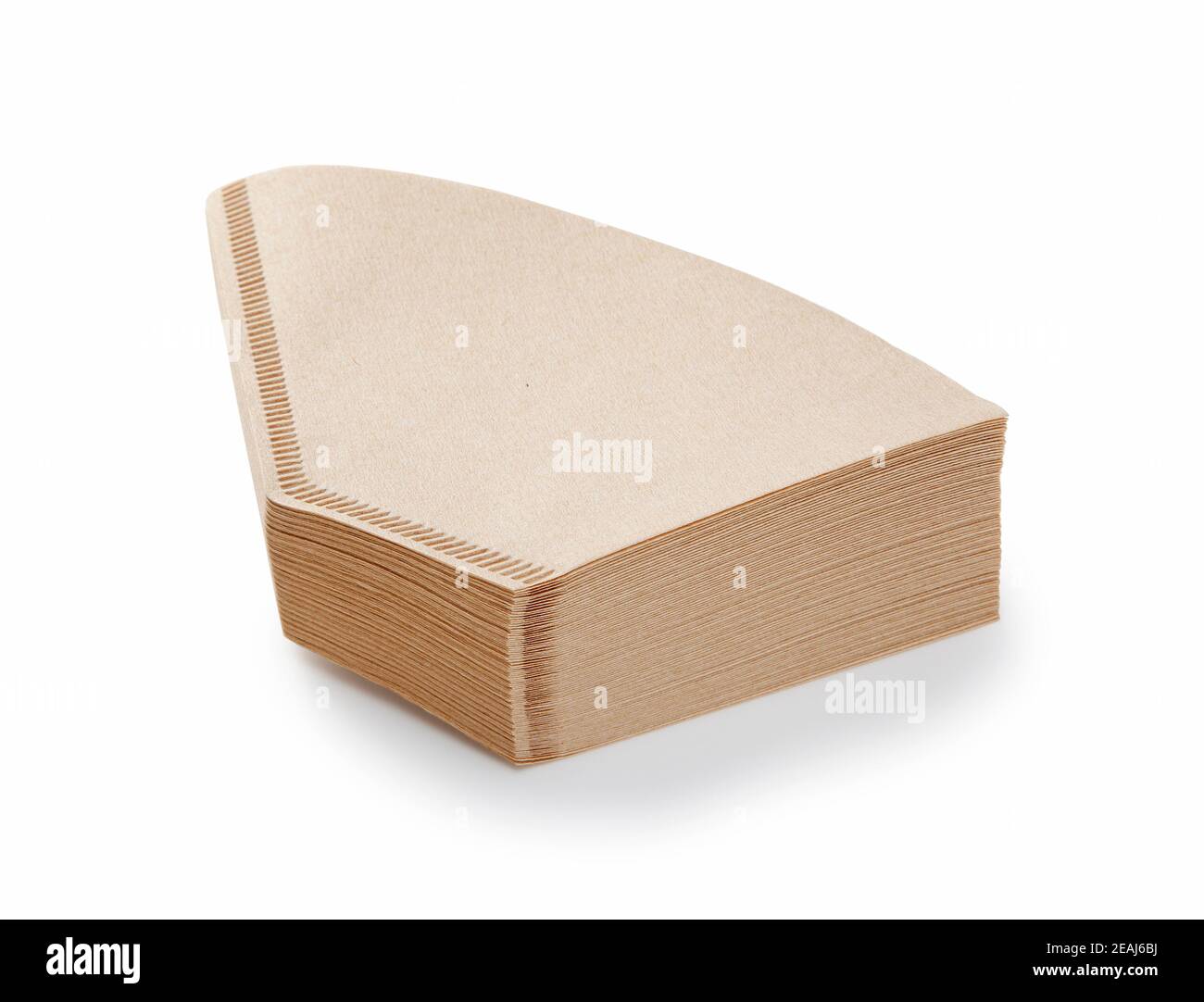 coffee filters isolated on a white background Stock Photo - Alamy