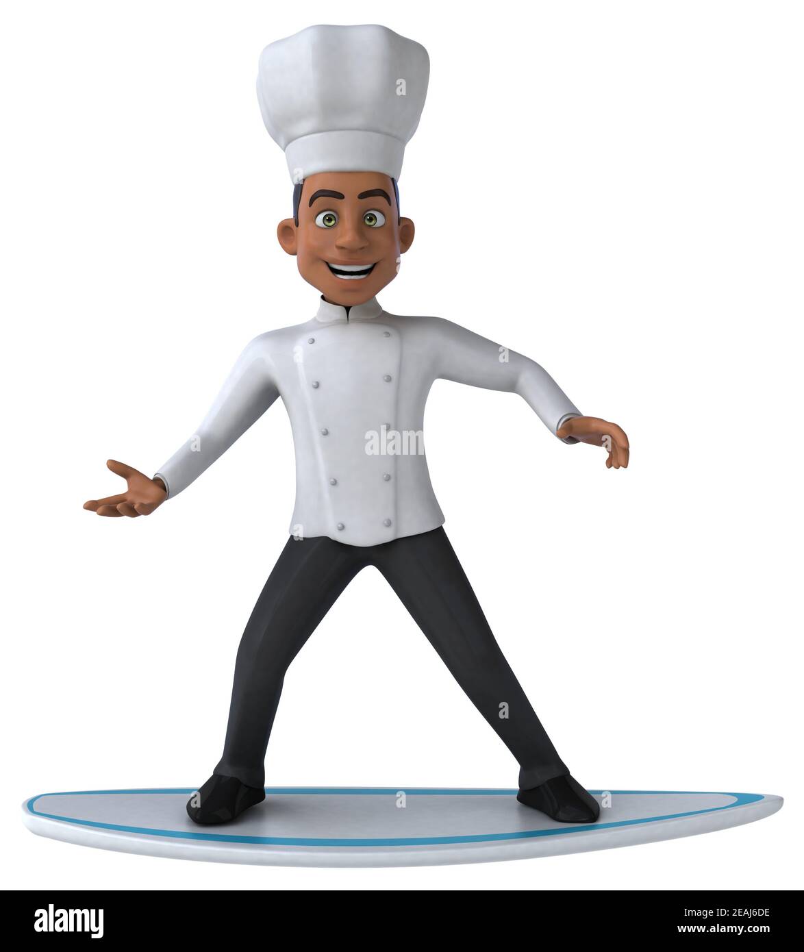 Cartoon black chef character hi-res stock photography and images - Alamy