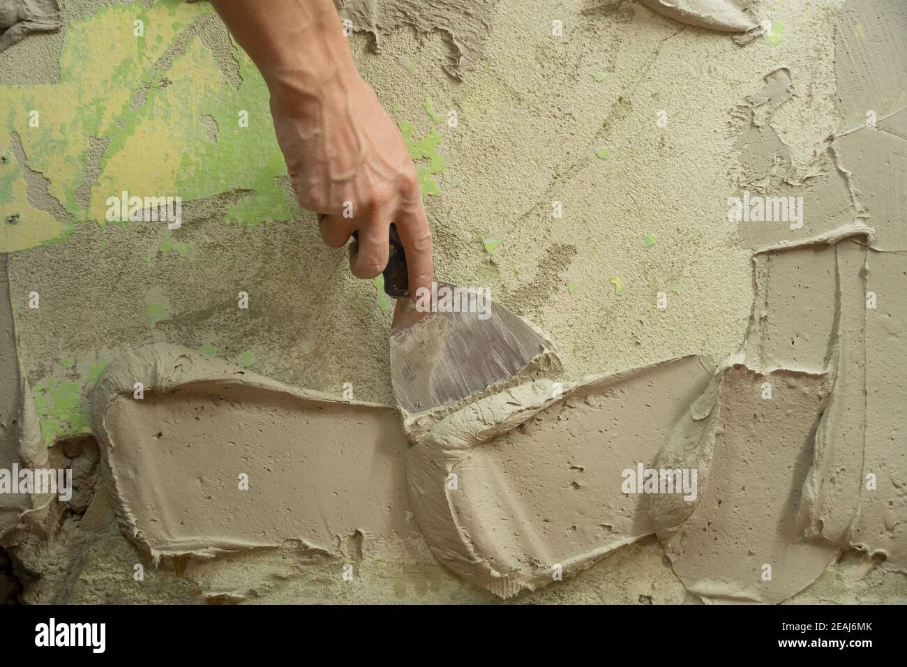 Drywall spatula hi-res stock photography and images - Alamy