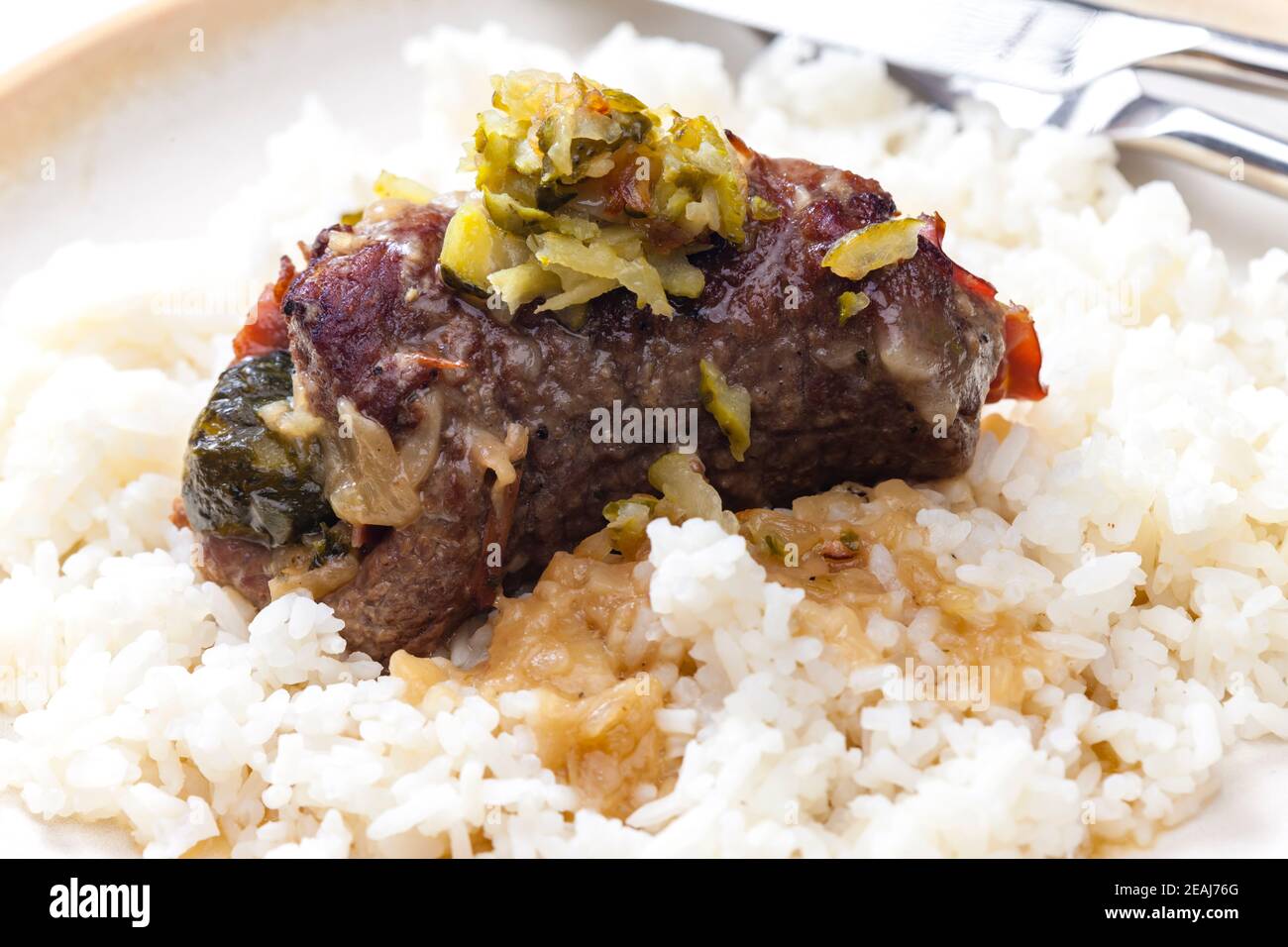 Beef roll hi-res stock photography and images - Alamy