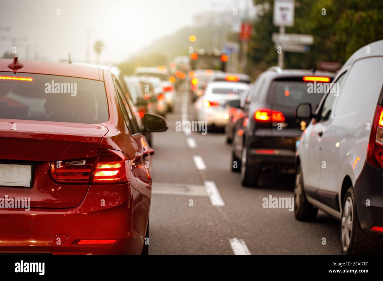 Suspended at back of car hi-res stock photography and images - Alamy
