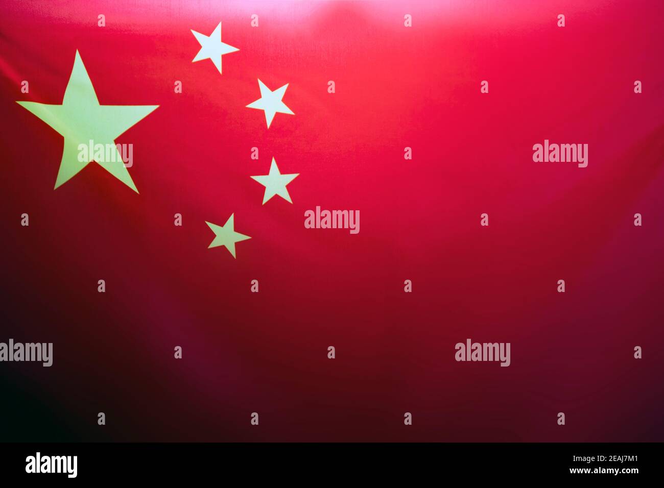 China waving flag Stock Photo - Alamy