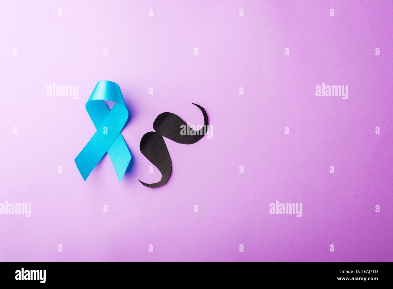 Blue ribbon symbolic prostate hi-res stock photography and images - Alamy