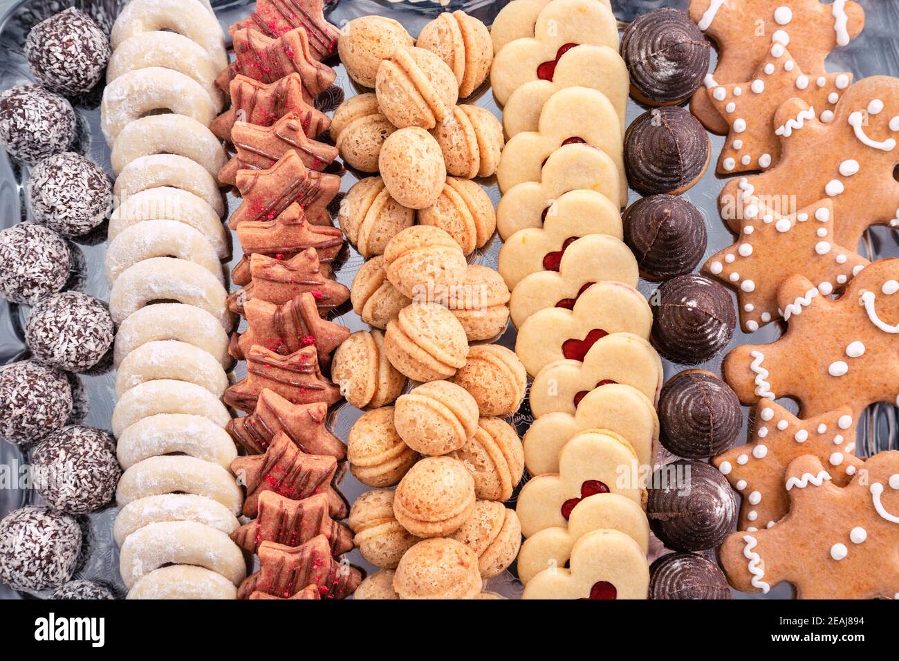 czech traditional homemade christmas cookies Stock Photo - Alamy