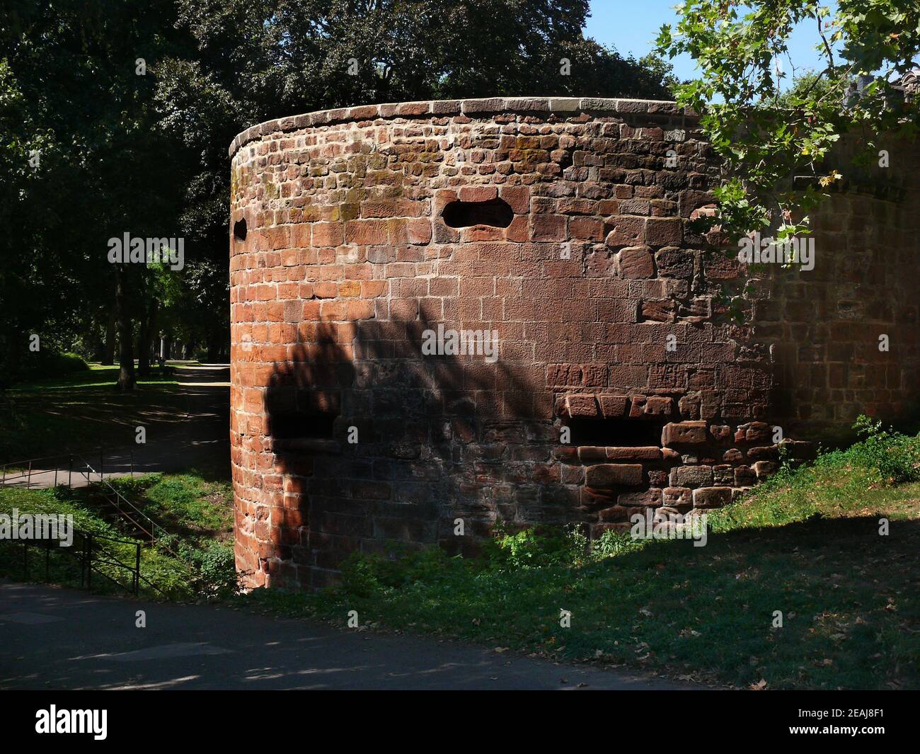 city wall of Trier Stock Photo - Alamy