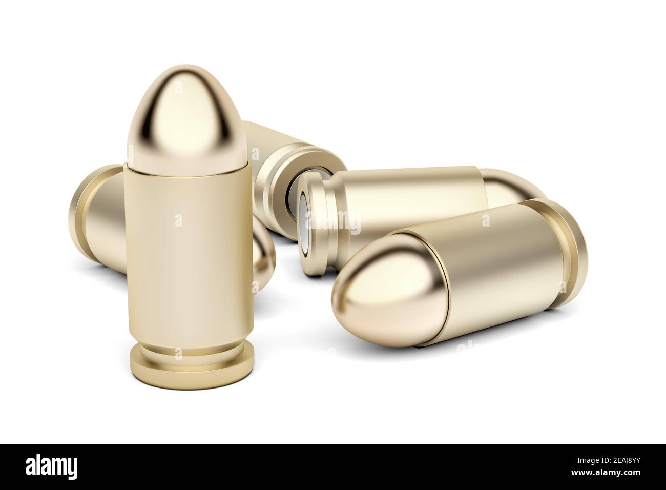 Pistol bullet Cut Out Stock Images & Pictures - Alamy