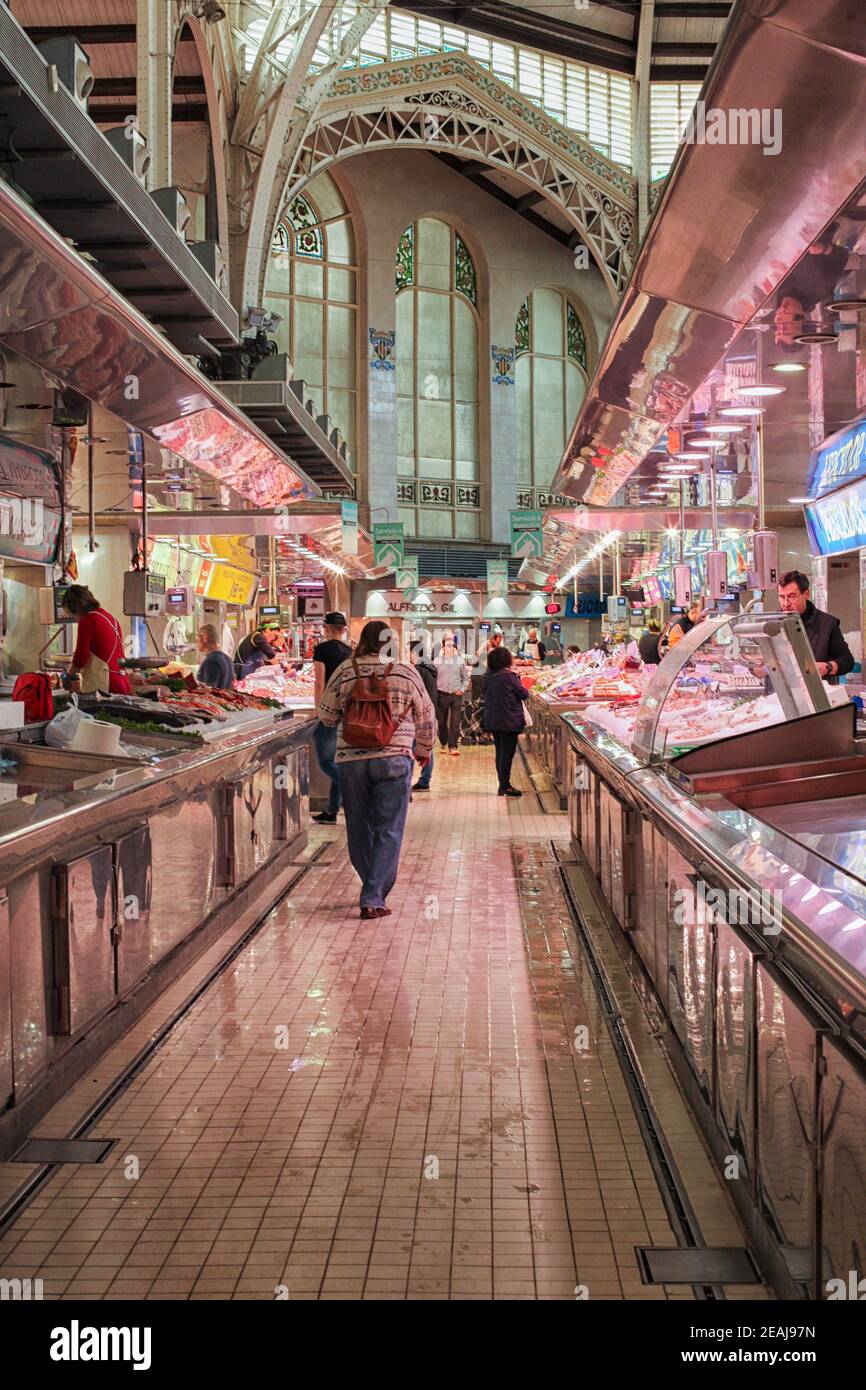 Covered mercado central central market hi-res stock photography and ...