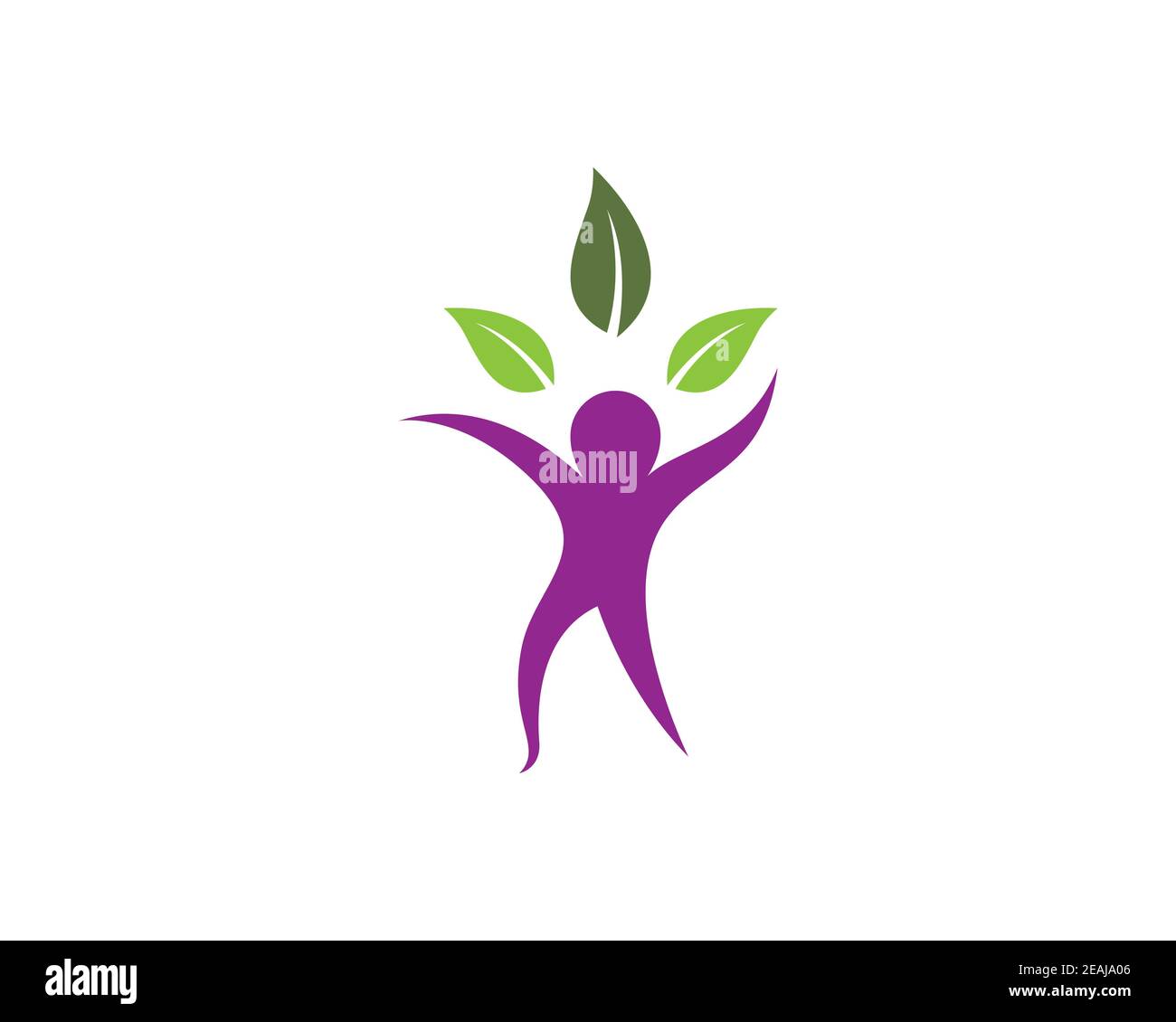Health logo symbol human hi-res stock photography and images - Alamy