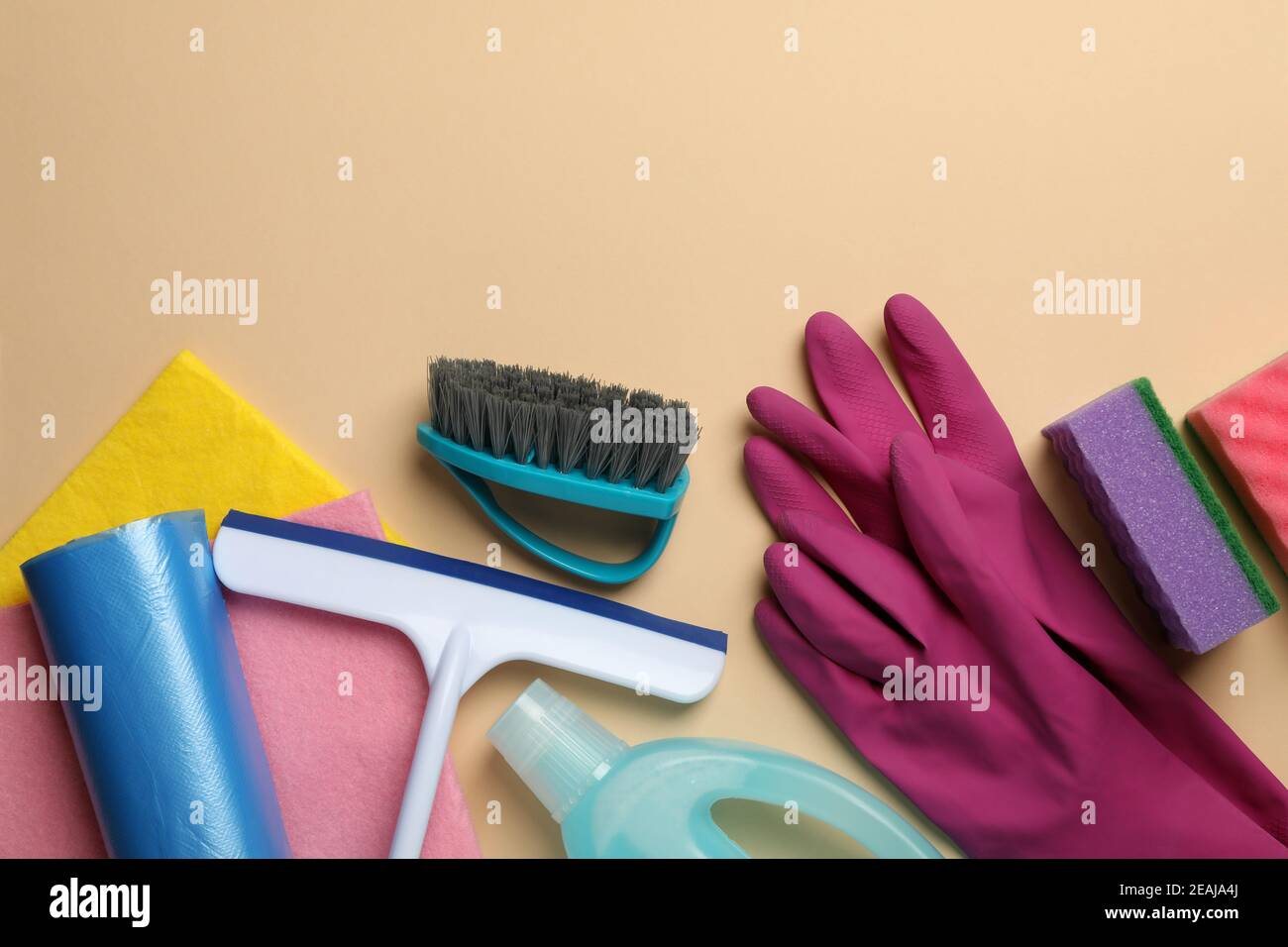Different cleaning tools on hi-res stock photography and images - Alamy