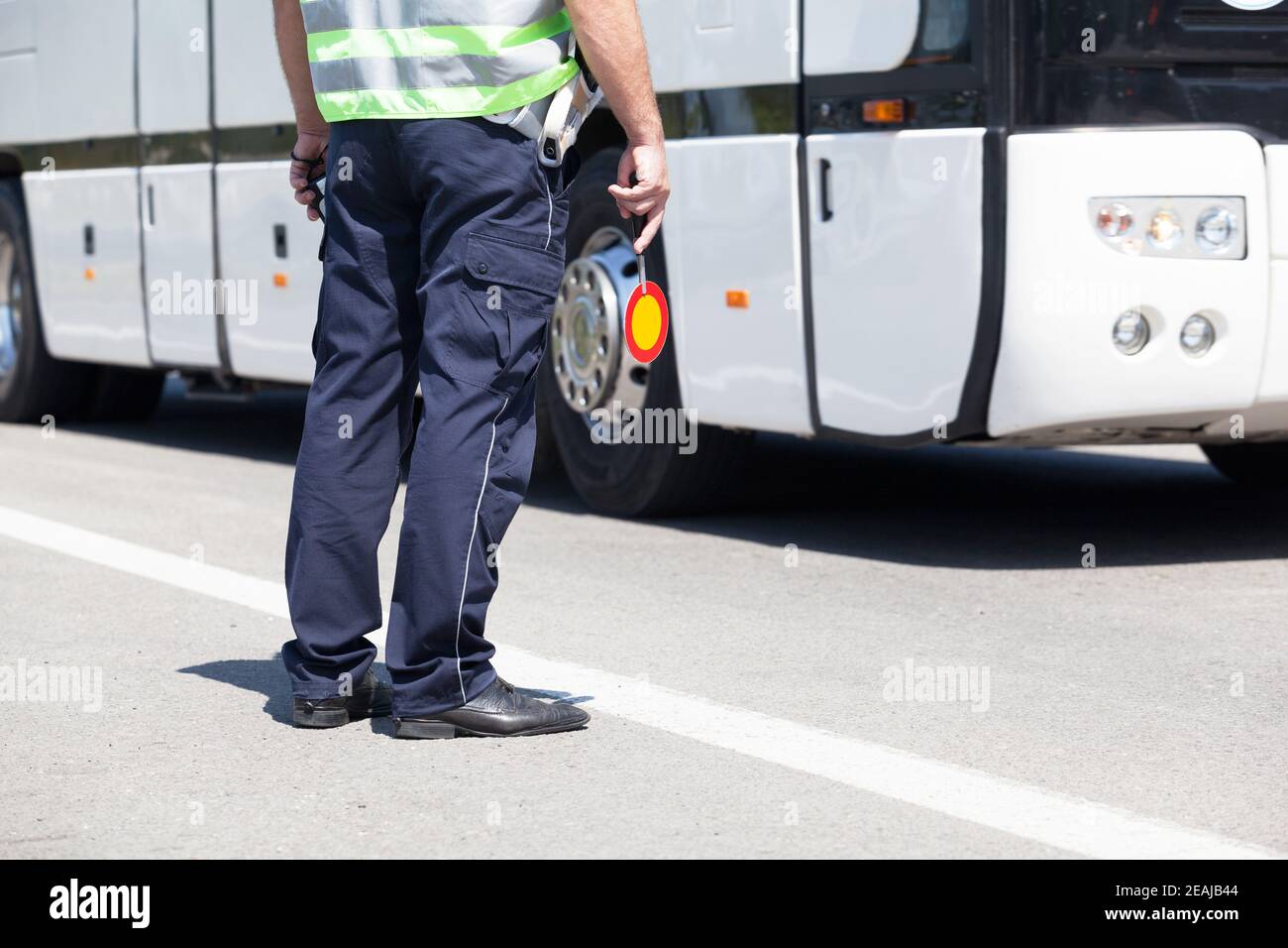 Traffic Police Stop Sign High Resolution Stock Photography and Images ...