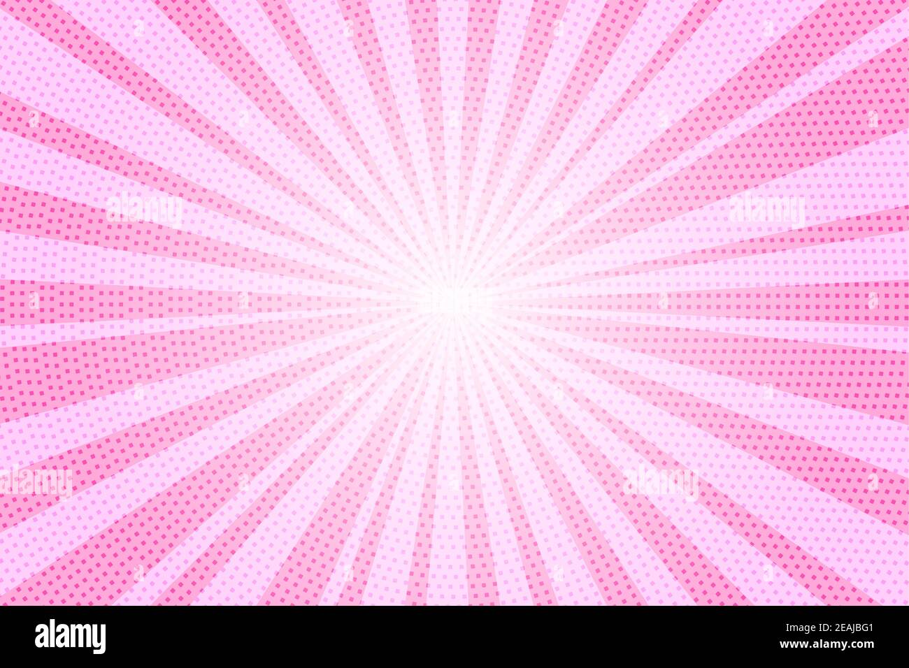 Pop art colorful comics book magazine cover. Striped pink background ...