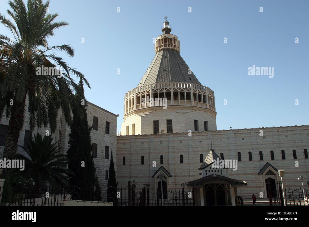 Basilica of the Annunciation, Nazareth, Israel Stock Photo - Alamy