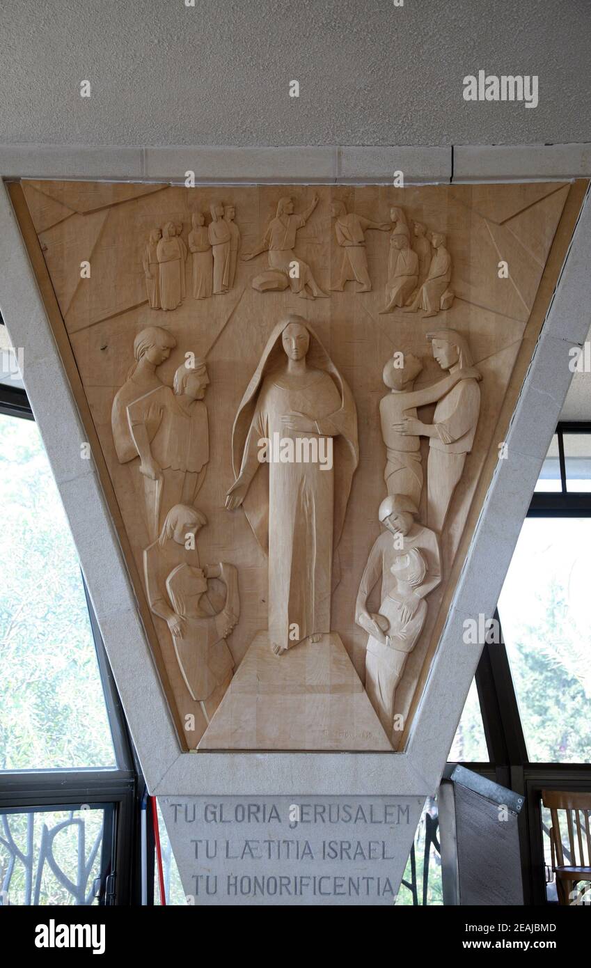 The Church of the House of Peter in Capernaum, Israel Stock Photo - Alamy