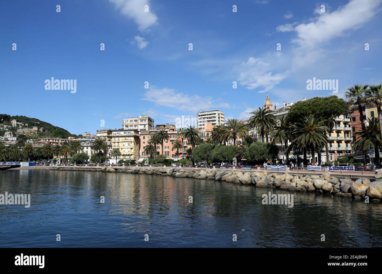 Rapallo Resort on the Italian Riviera, Europe Stock Photo - Alamy
