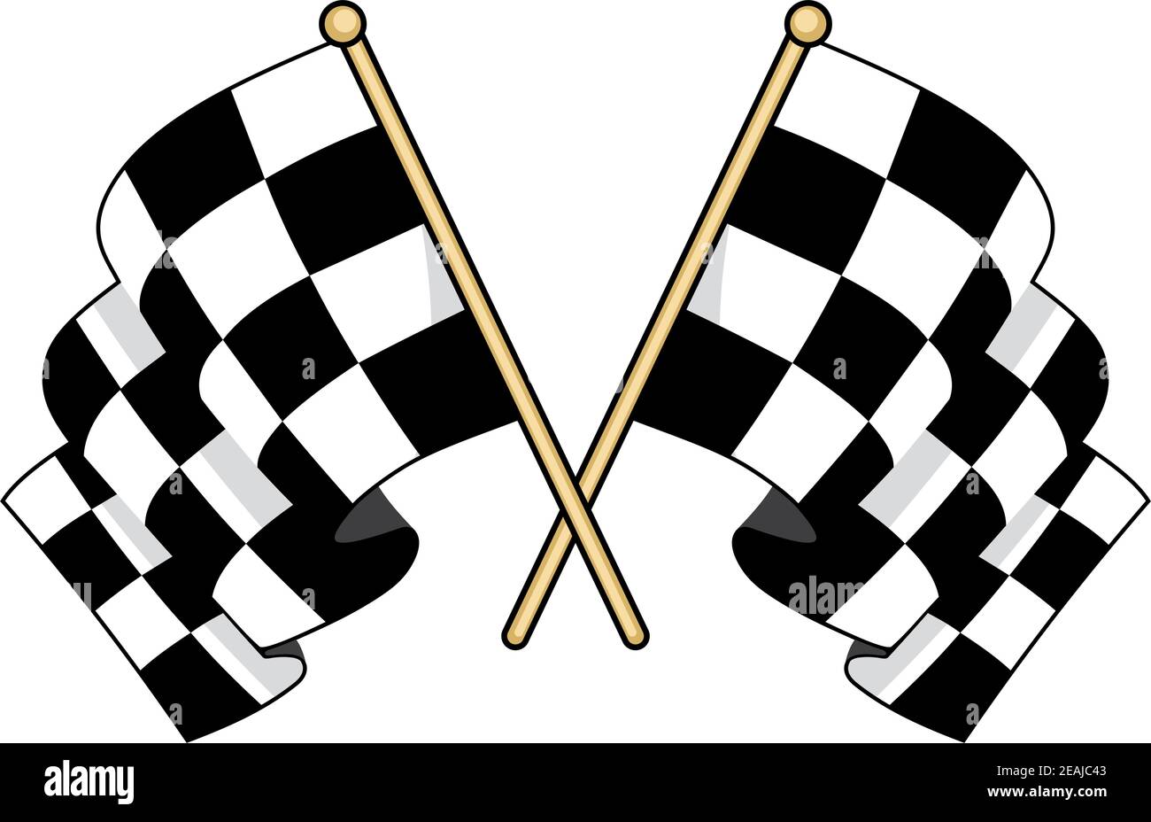 Furled flag Stock Vector Images - Alamy