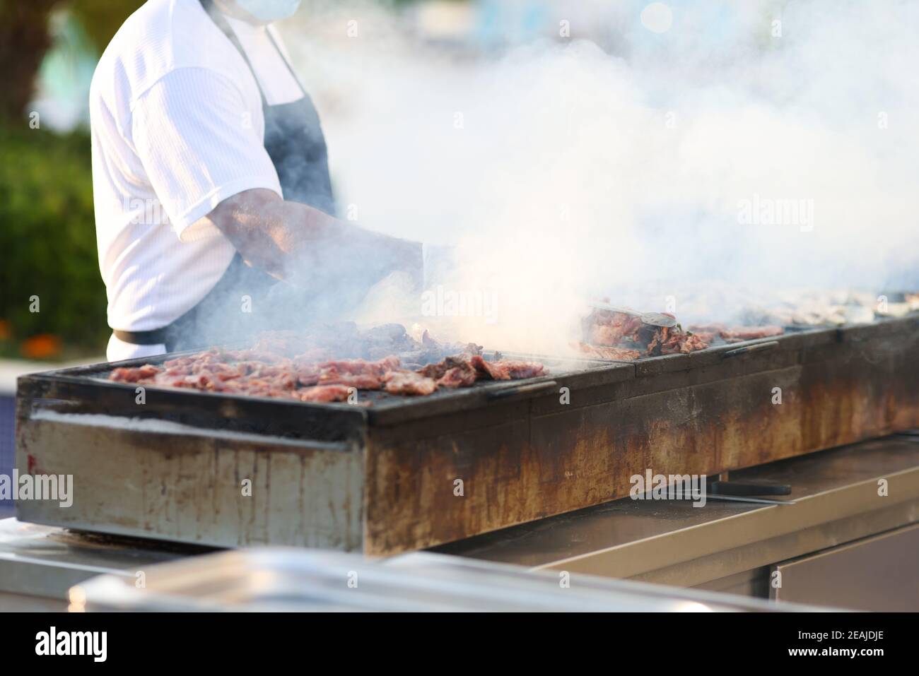Open air bbq restaurant hi-res stock photography and images - Alamy