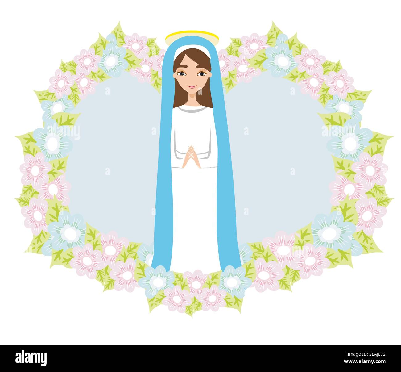Virgin Mary Cartoon High Resolution Stock Photography and Images - Alamy