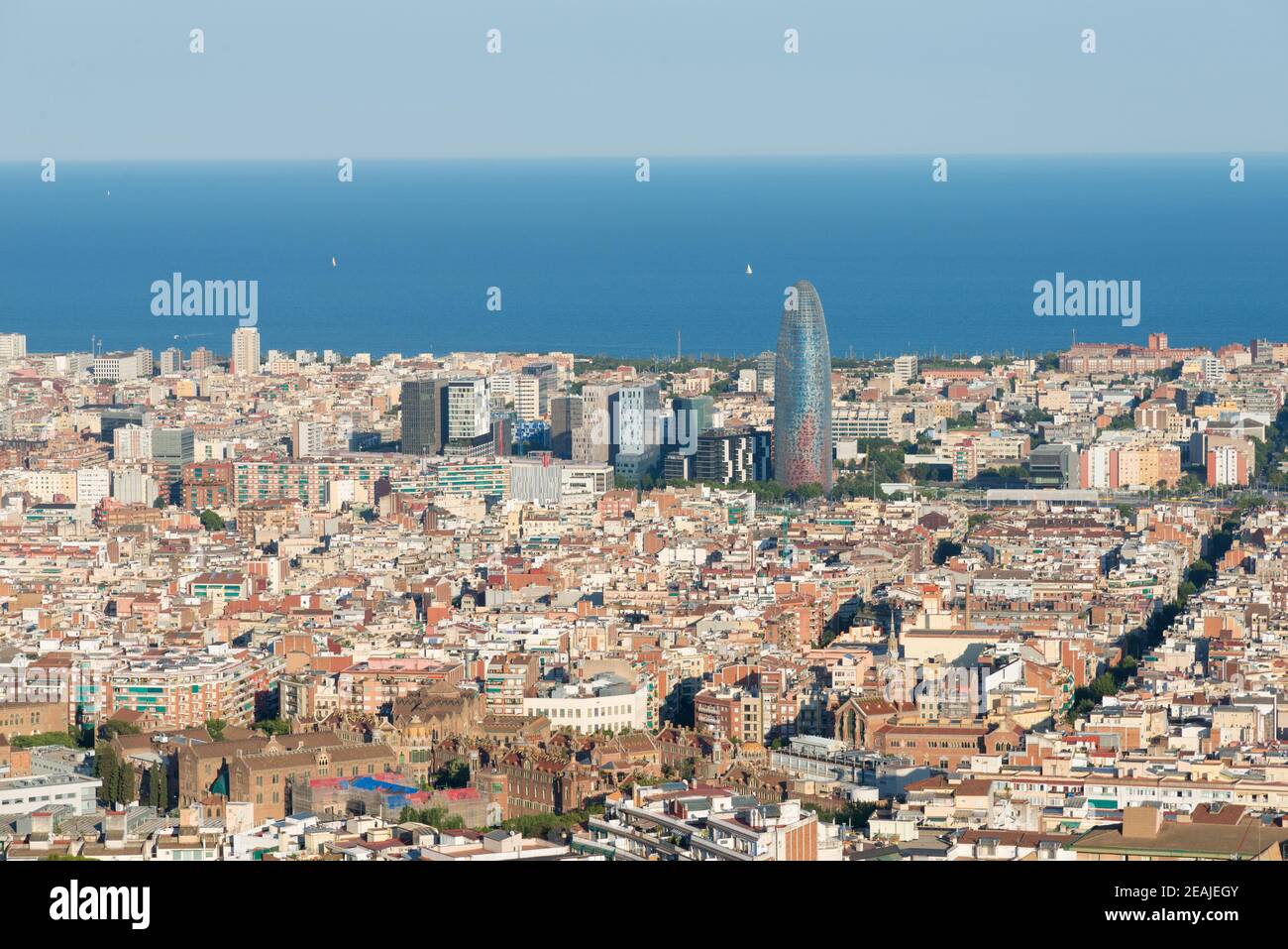Barcelona cityscape skyline hi-res stock photography and images - Alamy