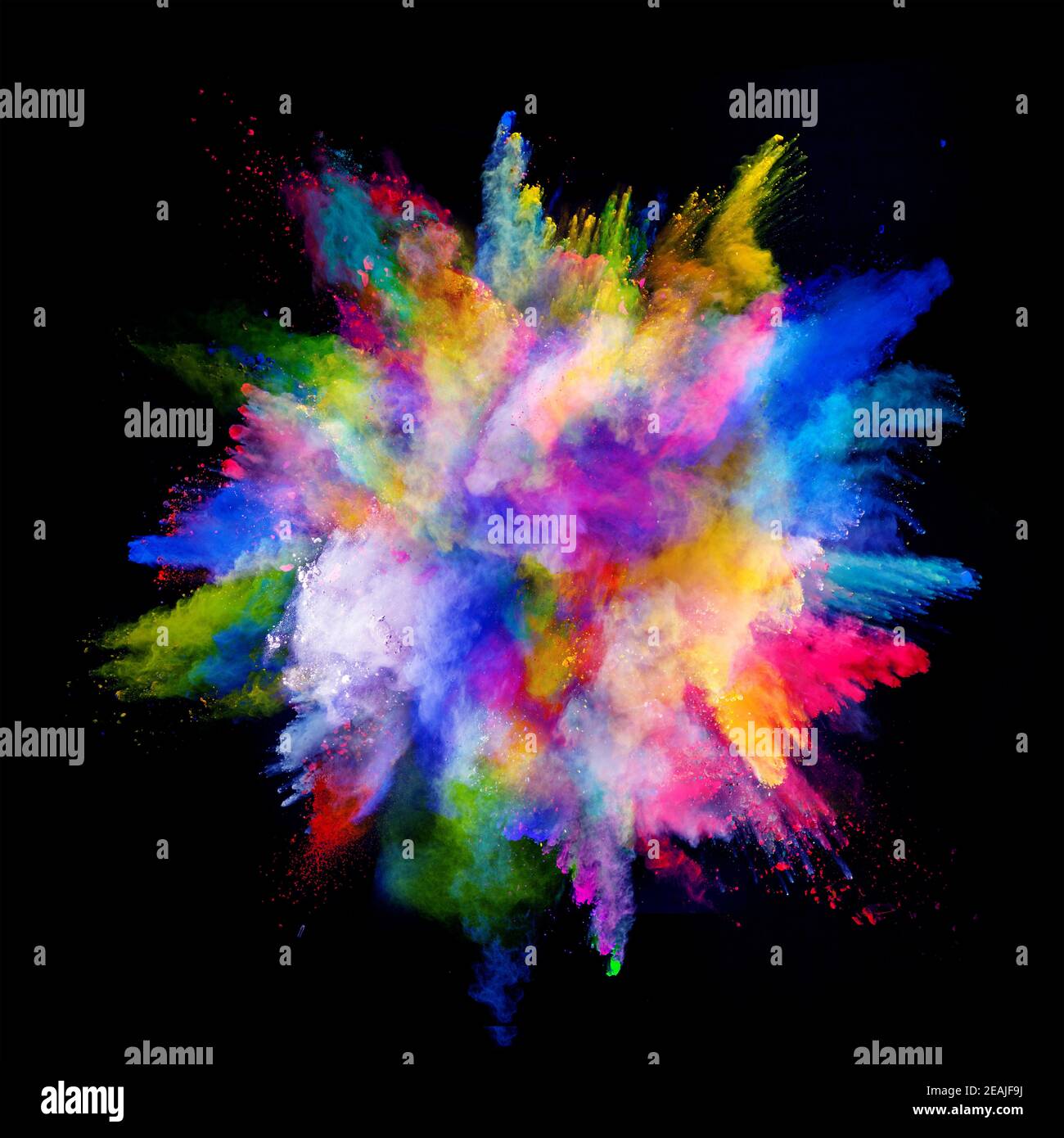 explosion color black background Stock Photo - Alamy