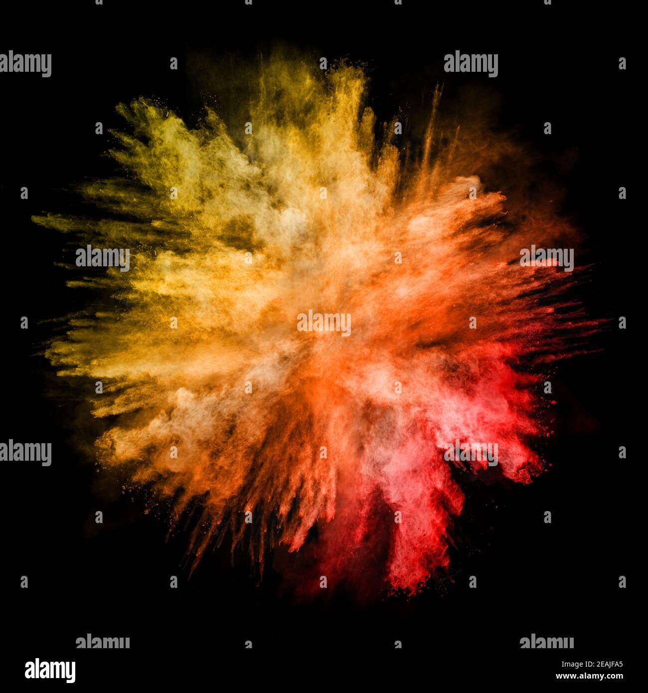 explosion color black background Stock Photo - Alamy