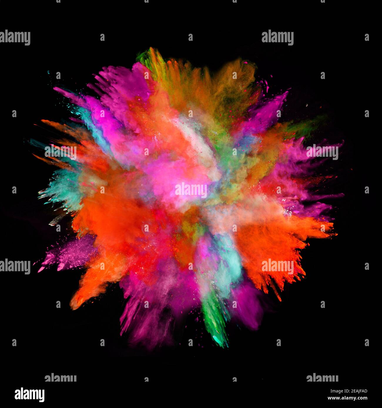 explosion color black background Stock Photo - Alamy
