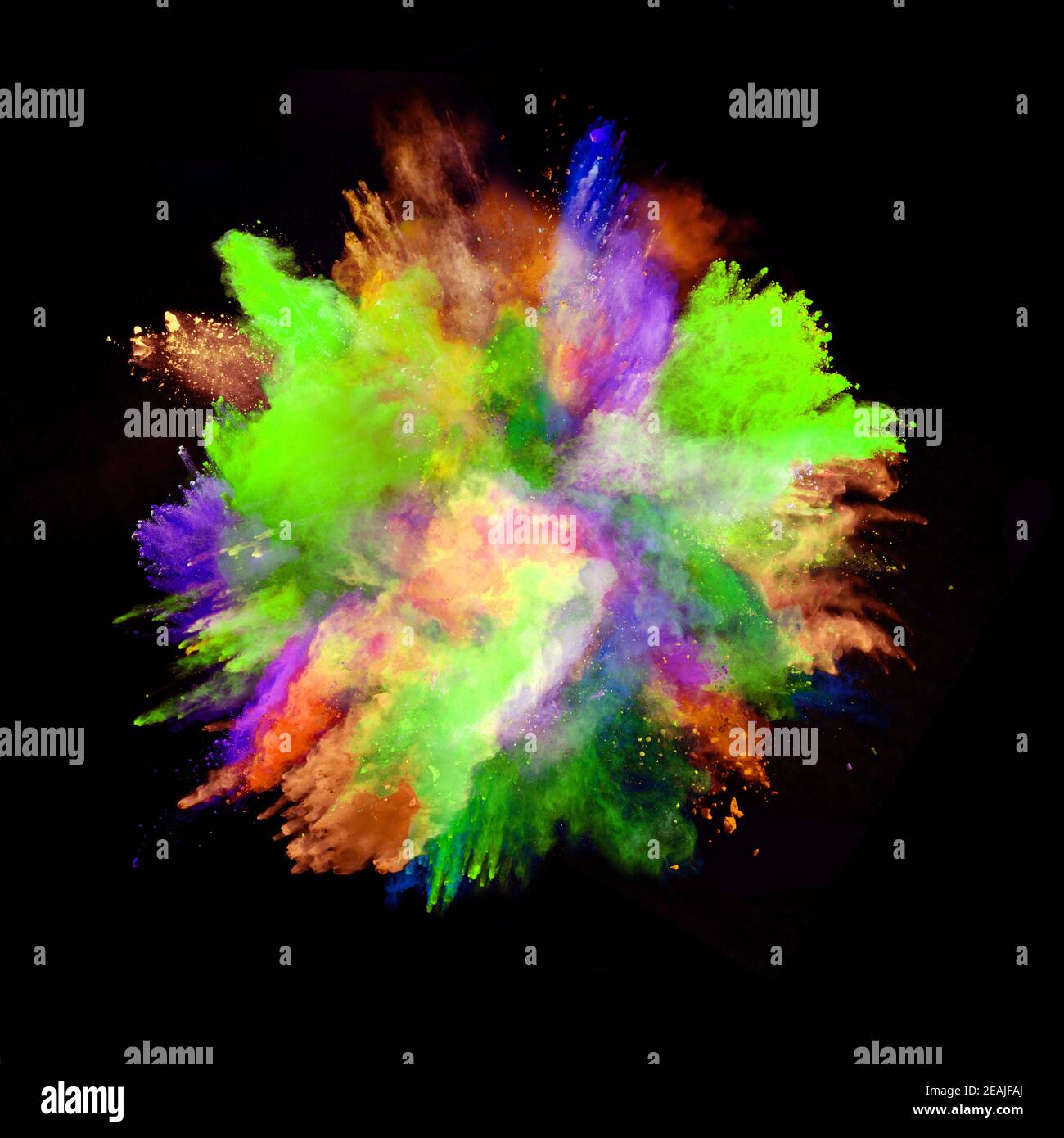 explosion color black background Stock Photo - Alamy