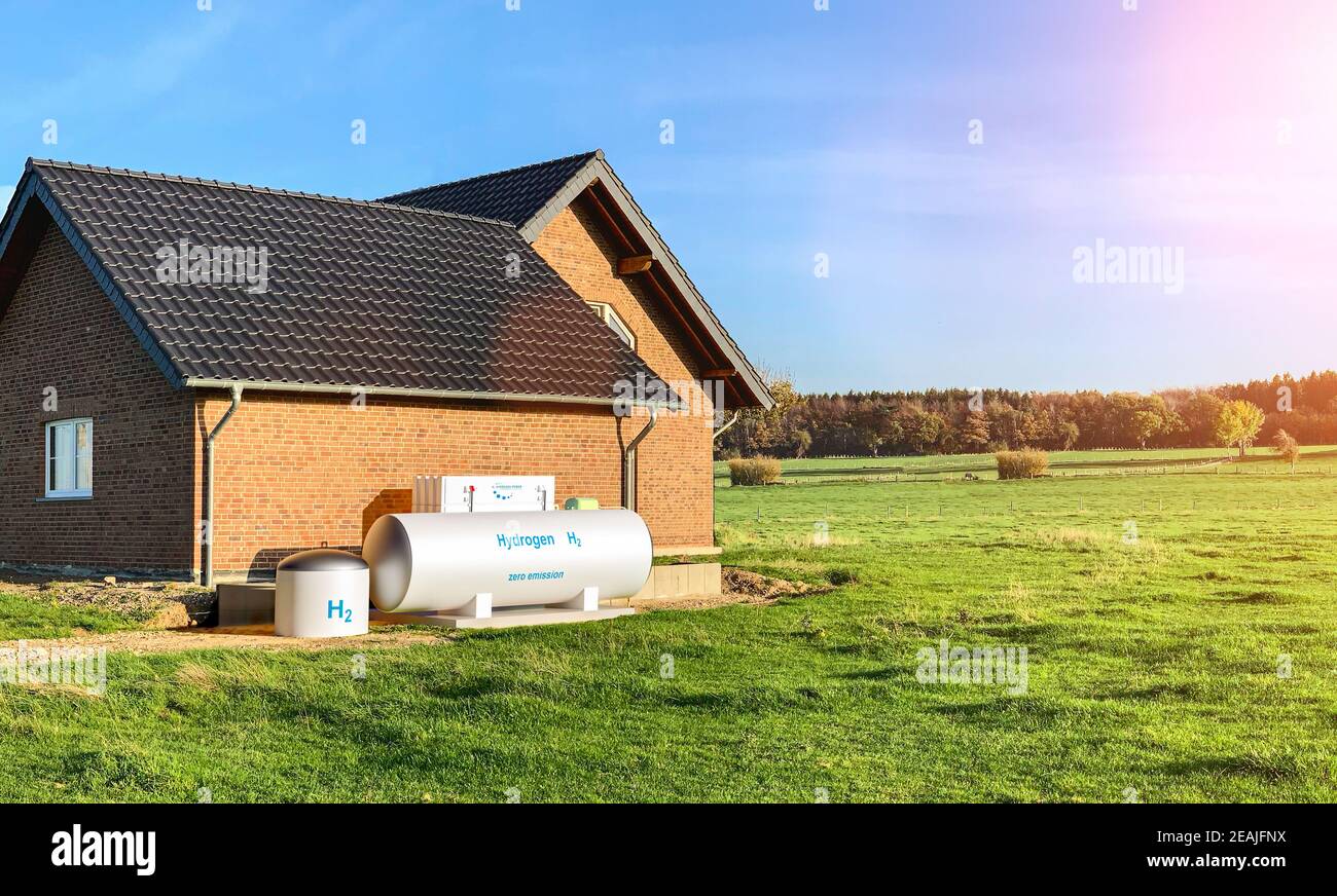 Hydrogen gas cylinder hi-res stock photography and images - Alamy