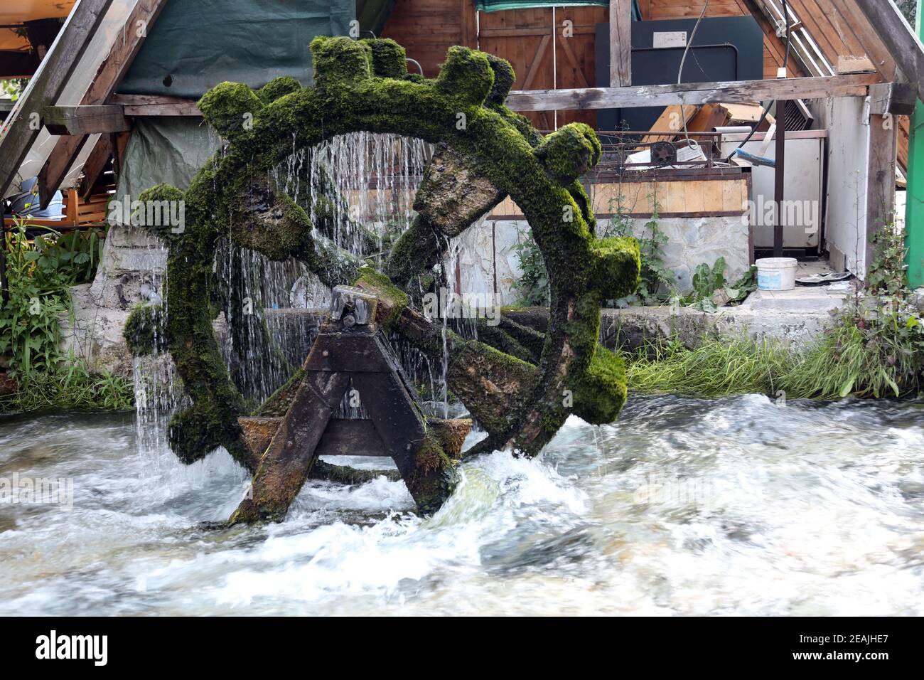 Blue water river in Travnik, Bosnia and Herzegovina Stock Photo - Alamy