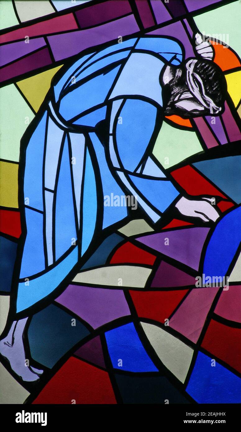 Jesus falls the second time hi-res stock photography and images - Alamy