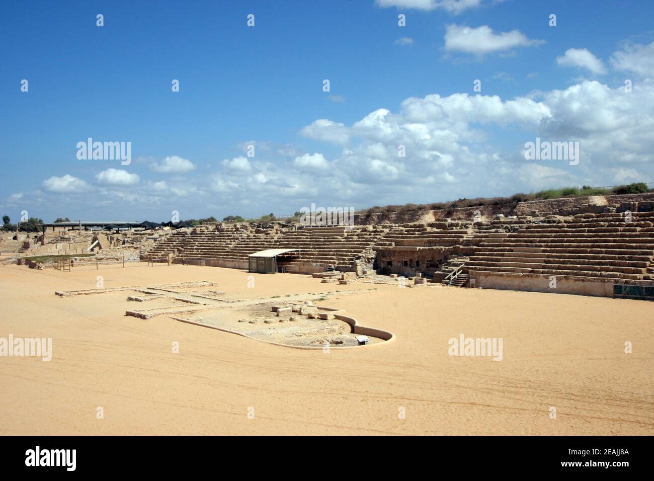 Ancient Roman hippodrome in Caesarea, Israel Stock Photo - Alamy